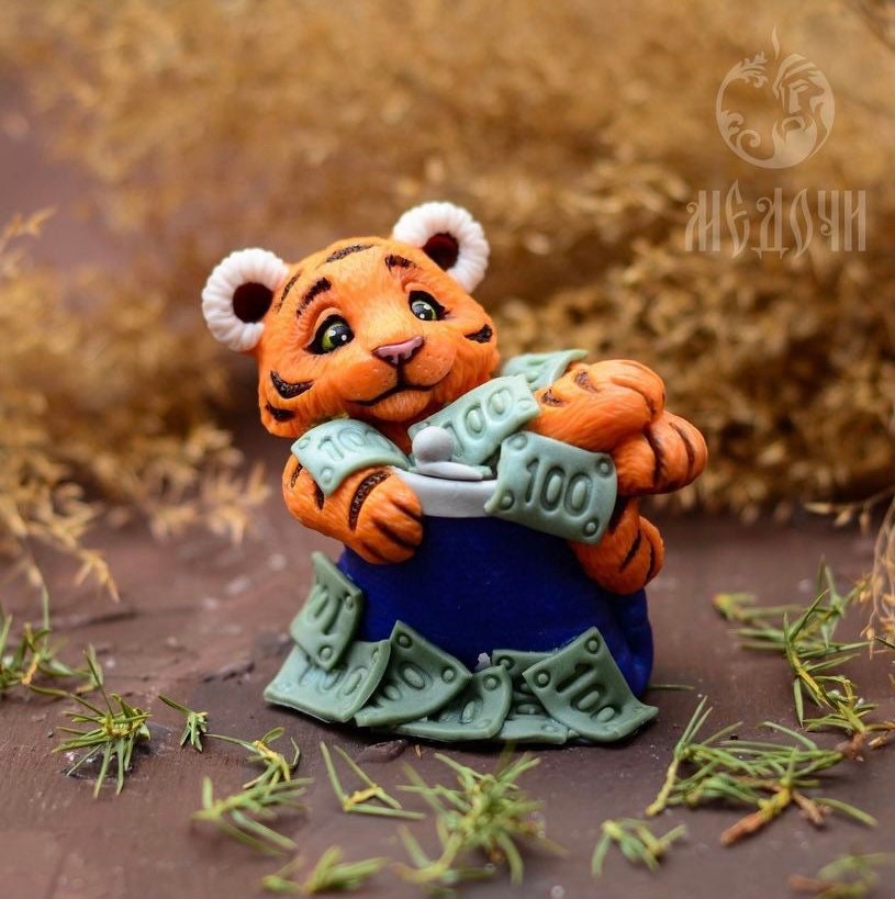 Candle Mold / Resin Mold / Soap Mold : "Tiger in the wallet/ | Inspire ...
