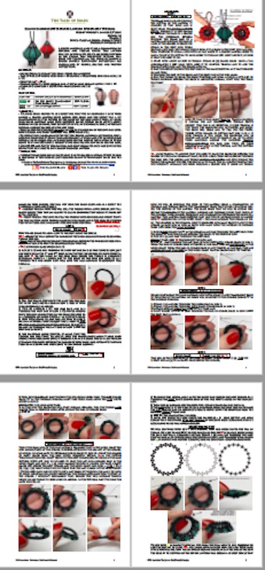 PDF Beaded Lantern Tutorial - Diamond-shaped Peyote Lantern - Inspire ...