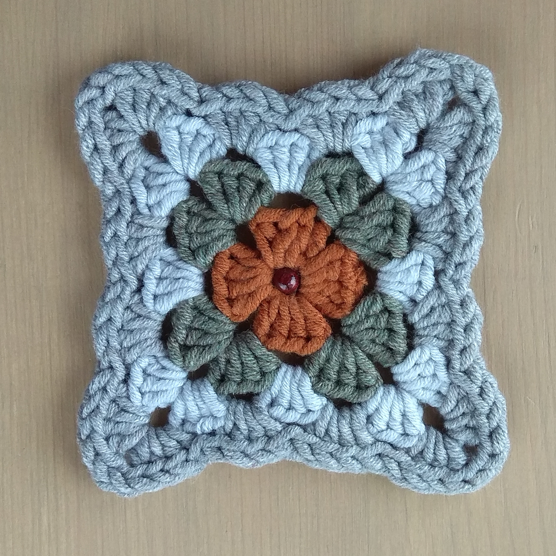 Crochet granny square coffee coaster PATTERN - Inspire Uplift