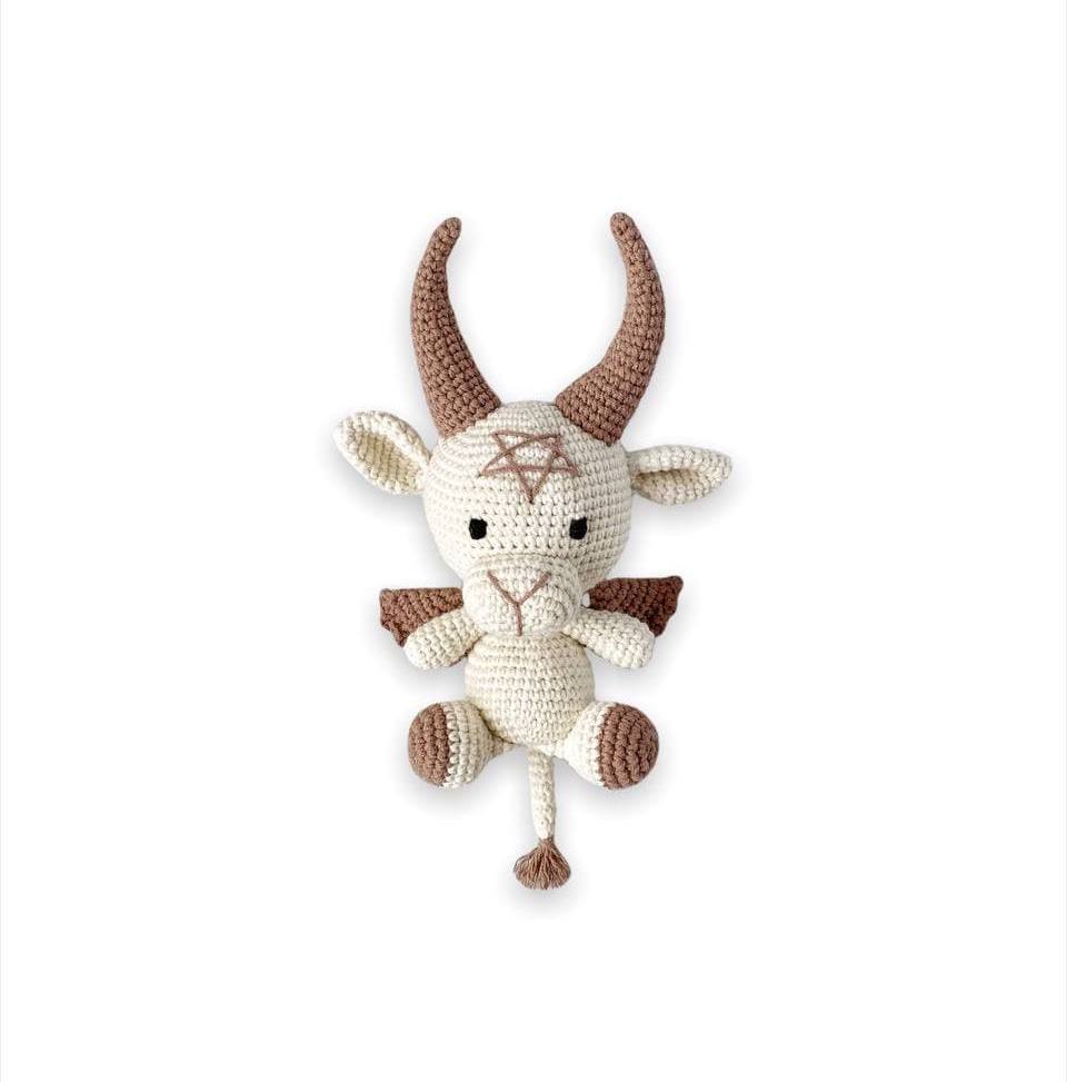 Crochet baphomet pattern, Amigurumi pattern, Crochet animals | Inspire ...