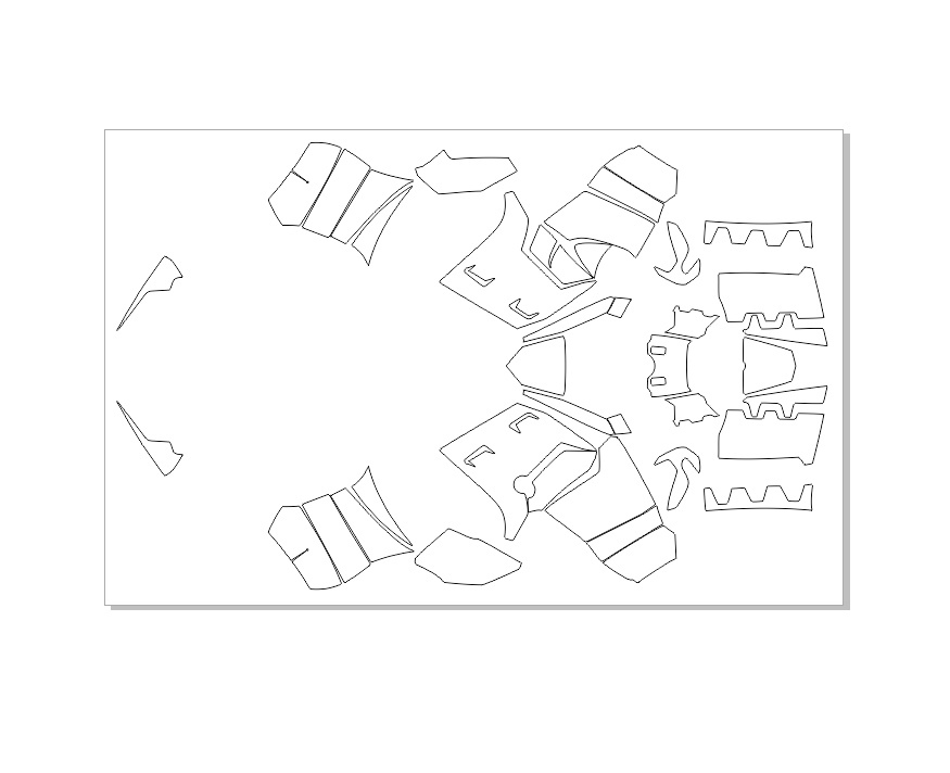 POLARIS SPORTSMAN 2009 - 2012 ATV Graphic Vector Template | Inspire Uplift