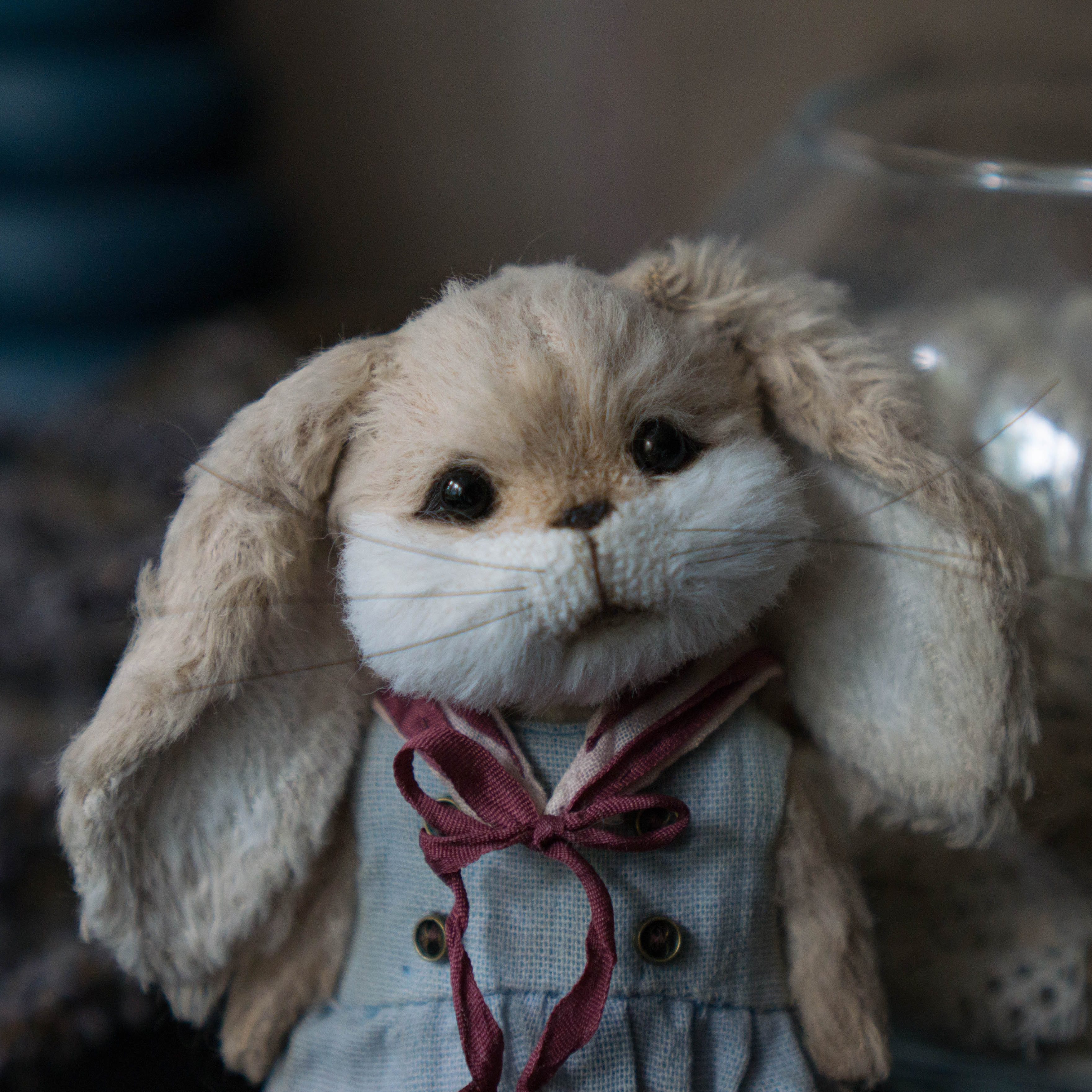 Teddy bunny Handmade teddy bunny Collectible teddy collectib - Inspire ...