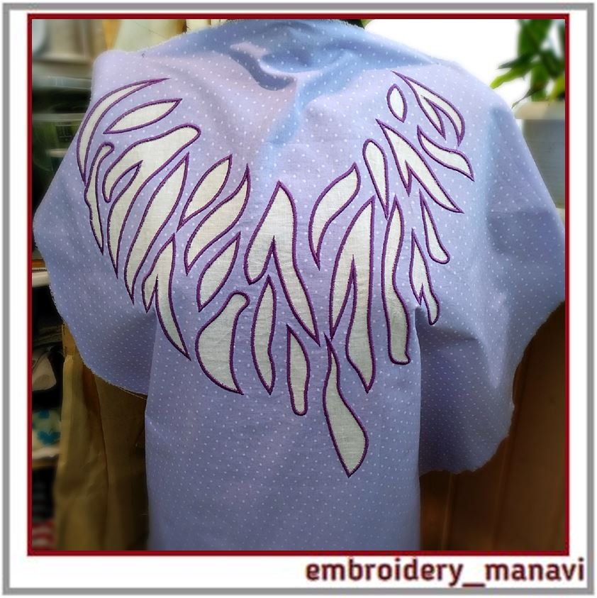 Digital machine embroidery design applique. - Inspire Uplift