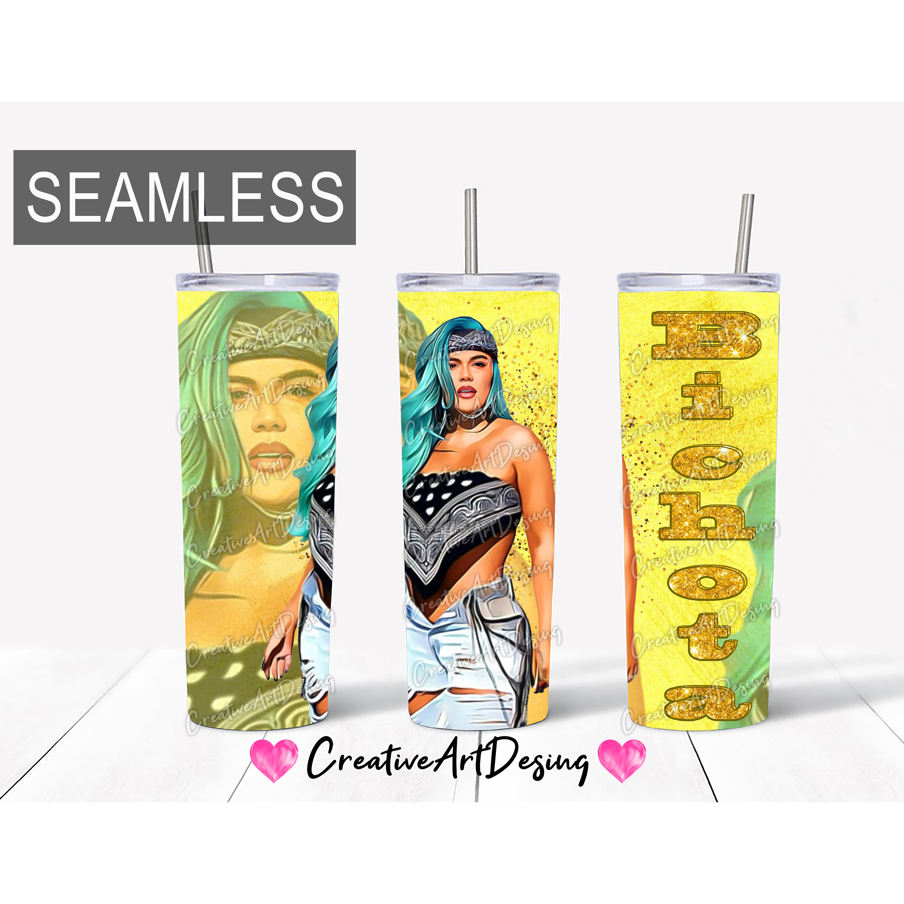 Karol G Bichota Seamless sublimation designs PNG l skinny tu | Inspire ...