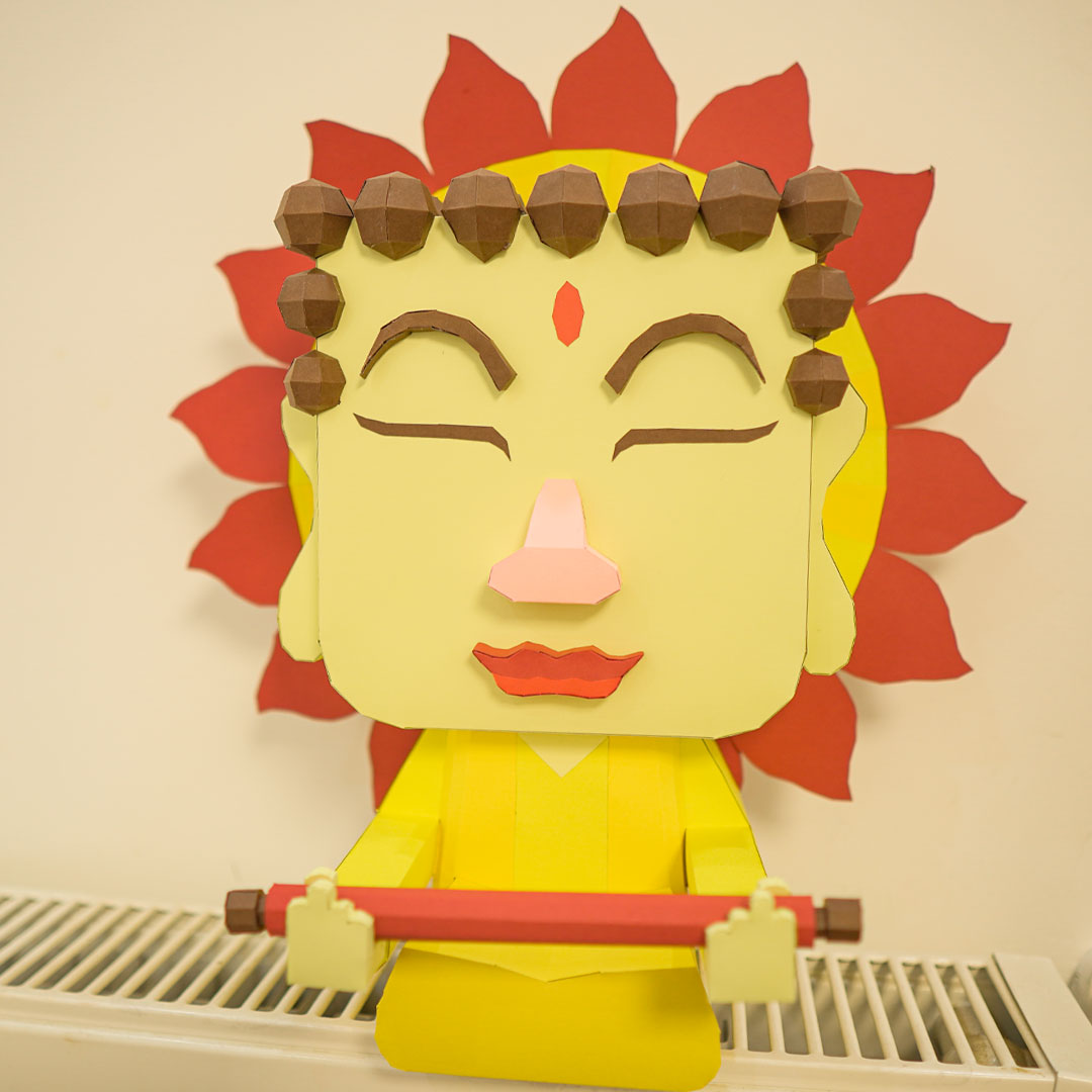 low poly buddha, paper buddha, low poly character, pepakura, | Inspire ...