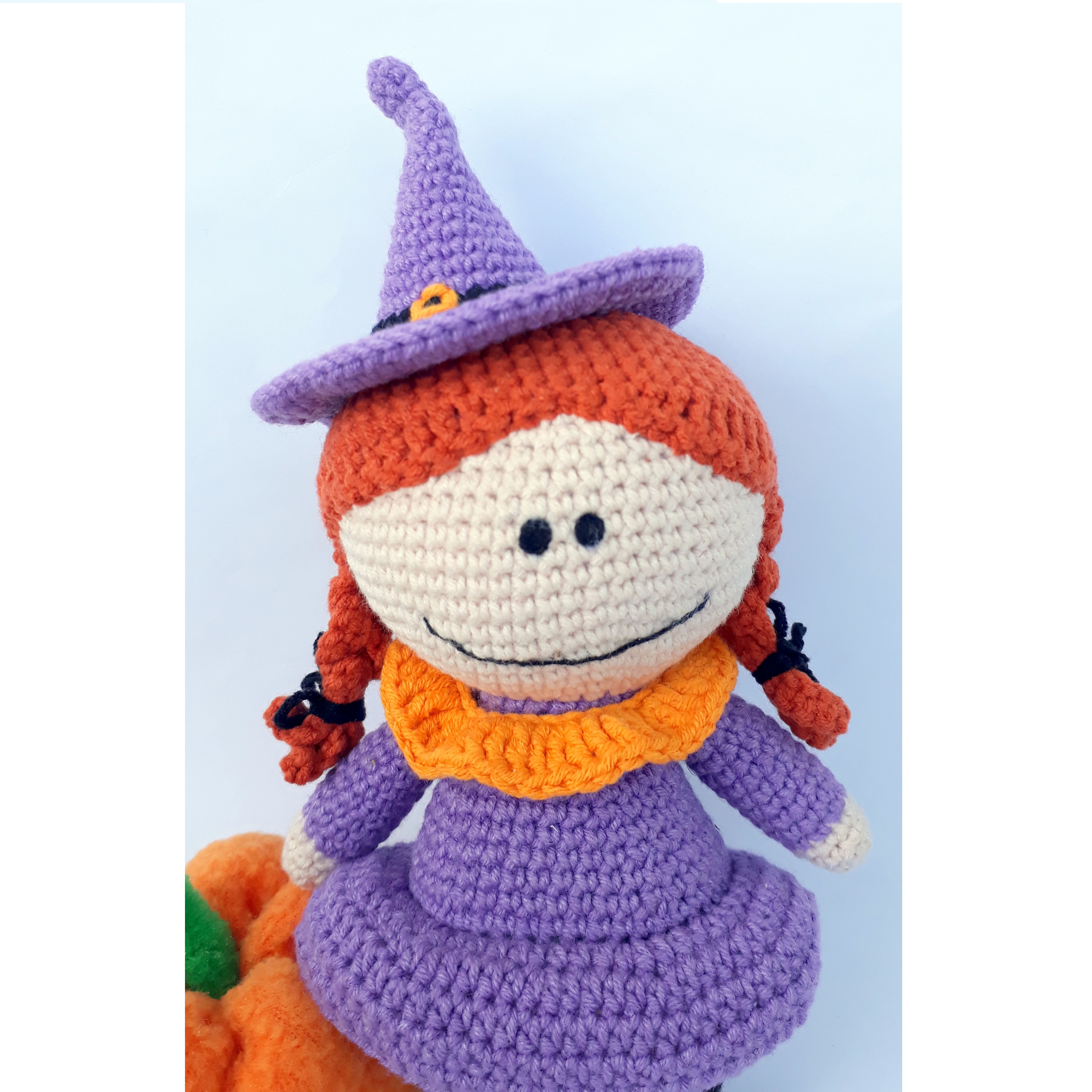 Witch doll pattern, crochet doll pattern, halloween decor, e - Inspire ...