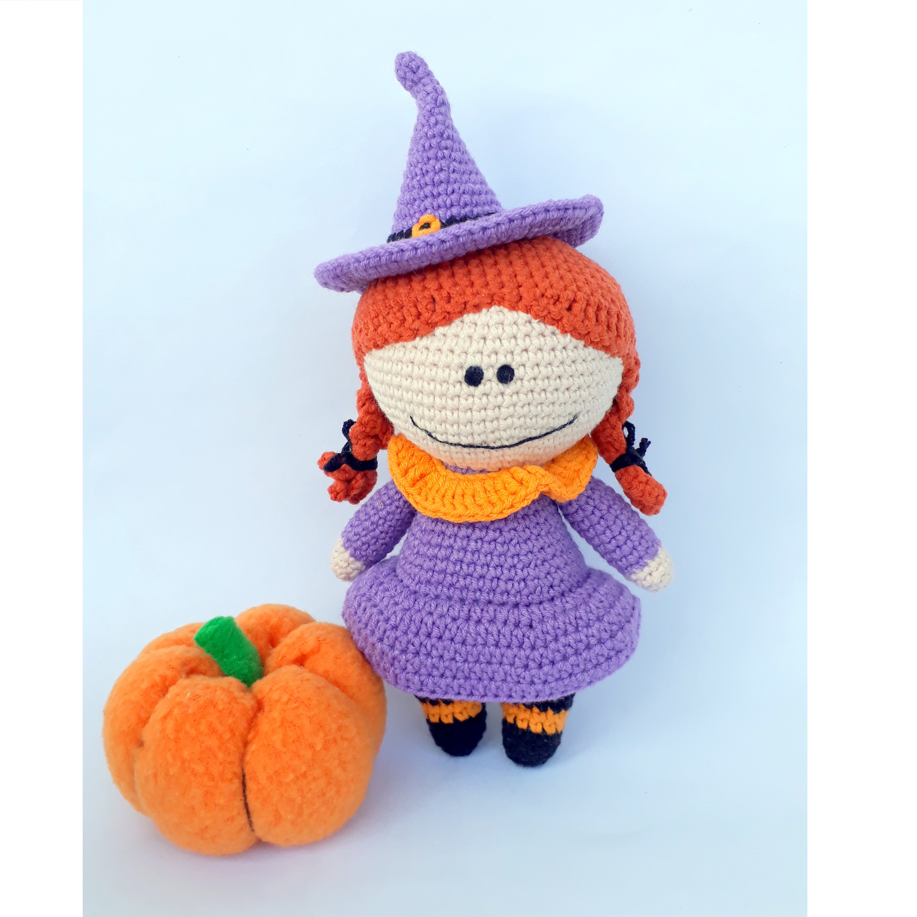 Witch doll pattern, crochet doll pattern, halloween decor, e - Inspire ...