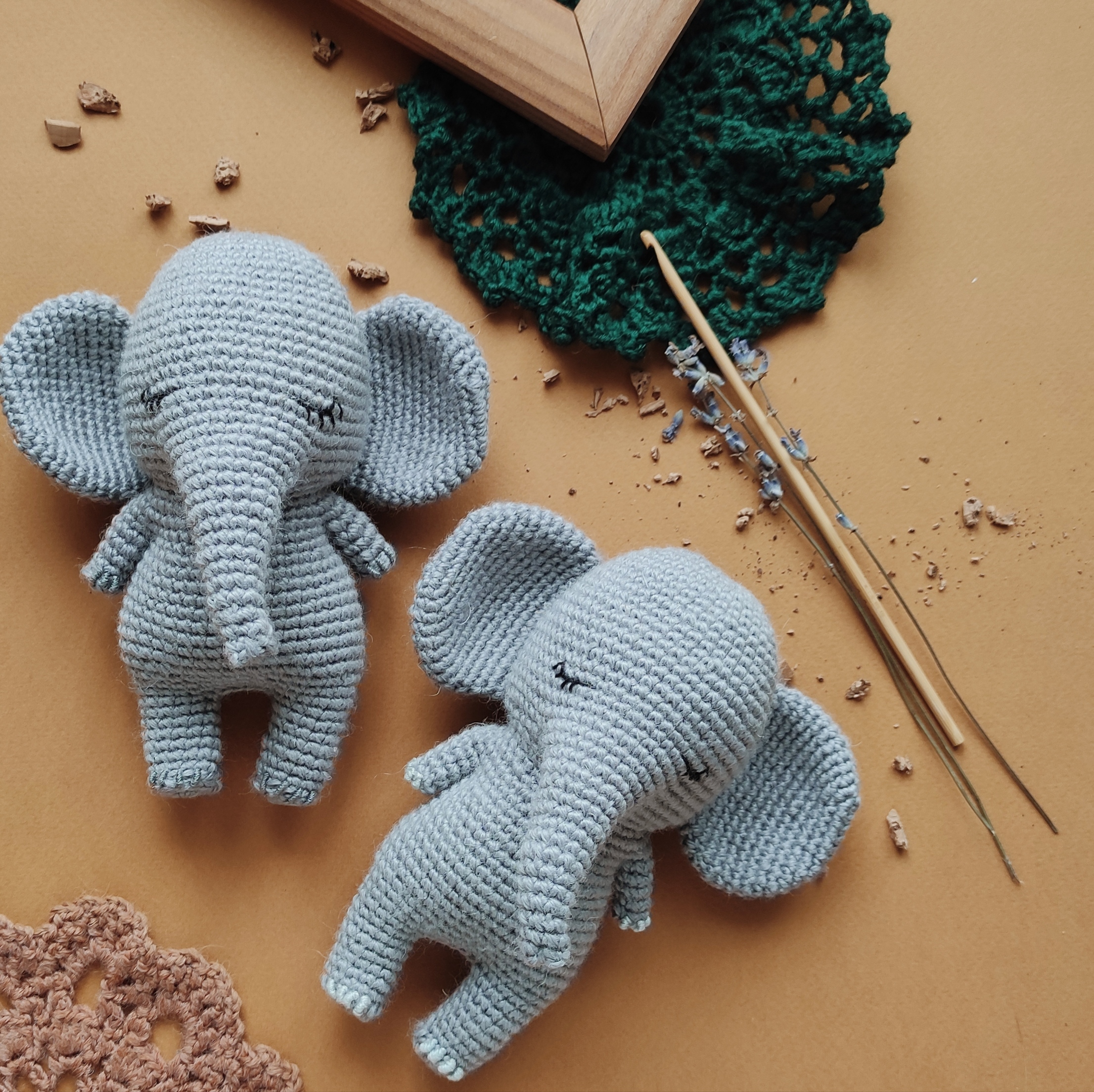 PDF Pattern For Charming Elephant. DIY Amigurumi Toy African | Inspire ...