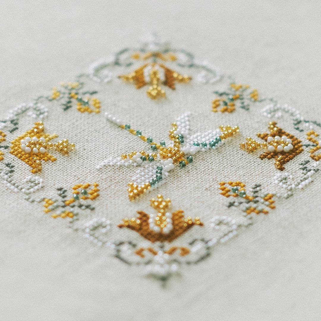 Cross stitch pattern Dragonfly, Small cross stitch sampler - Inspire Uplift