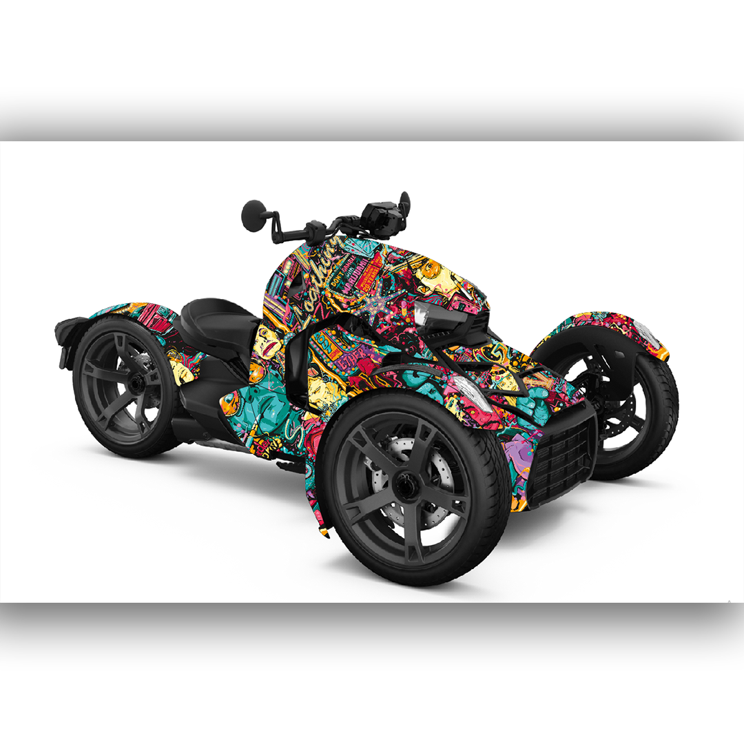 Can Am RYKER DECAL STICKER KIT "Fear and Loathing in Las Veg - Inspire ...