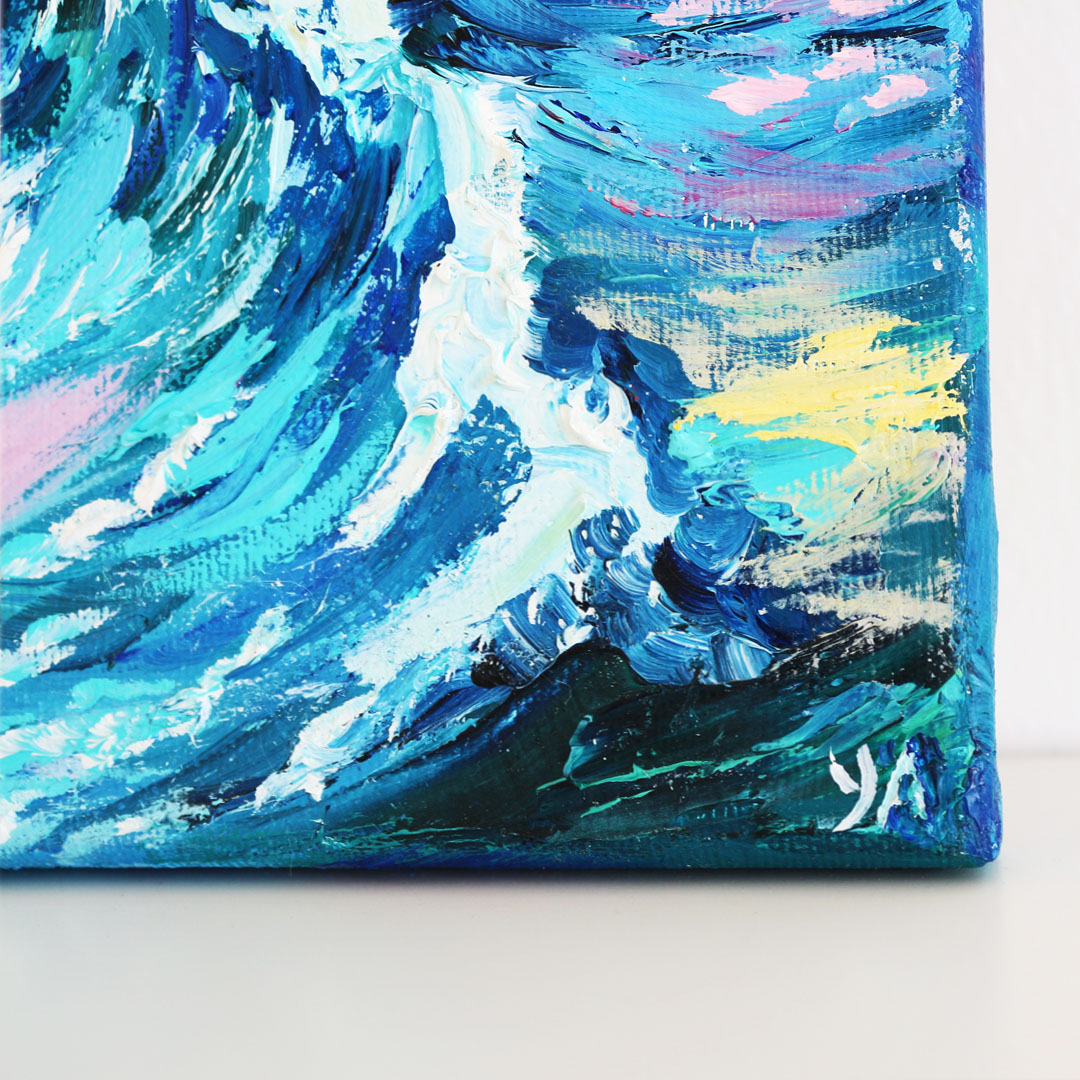 Sea Goddess Oil Painting Waves Original Art Ocean Oil Painti - Inspire ...