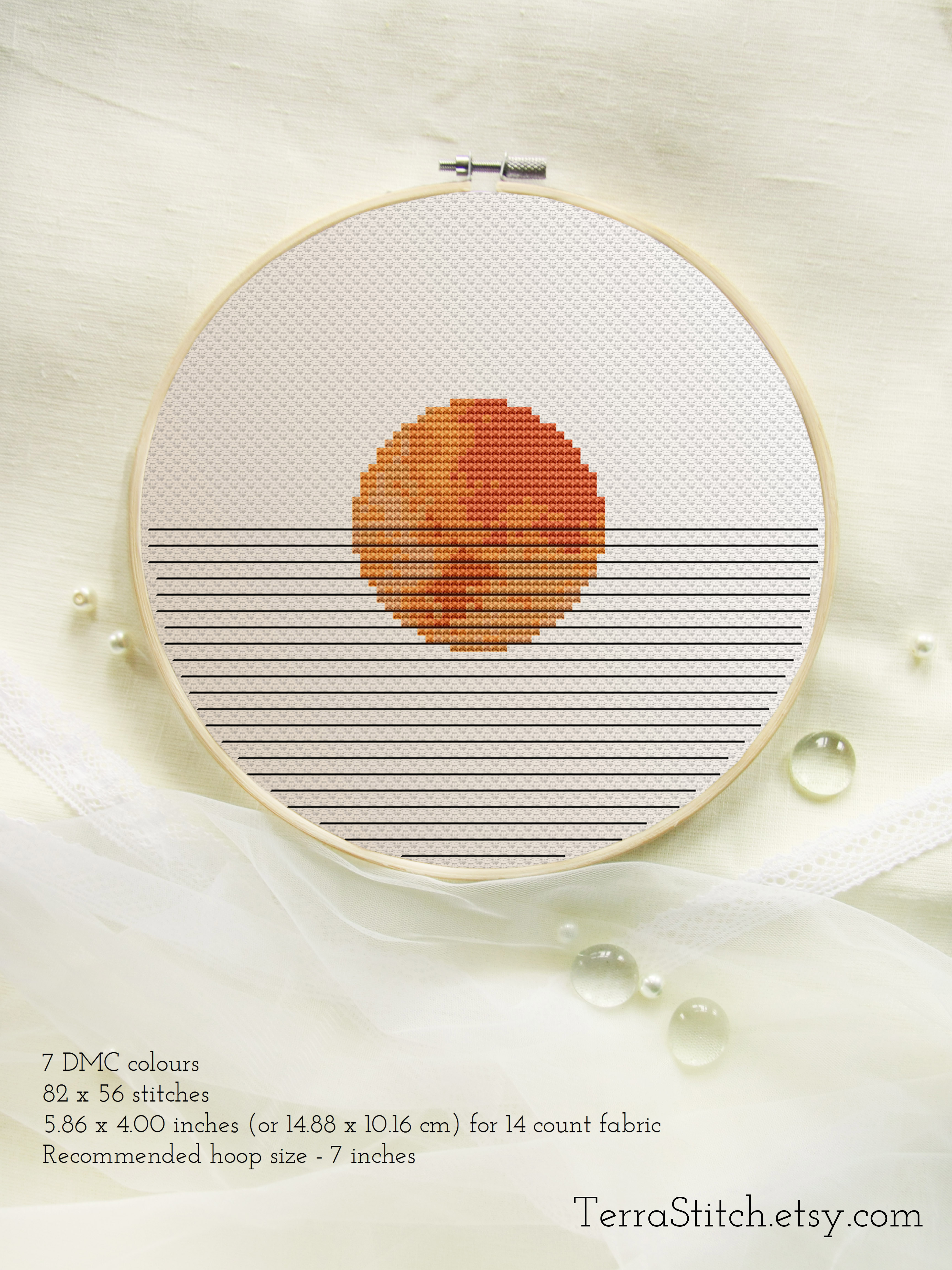 Contemporary cross stitch pattern Modern cross stitch PDF Ea - Inspire ...