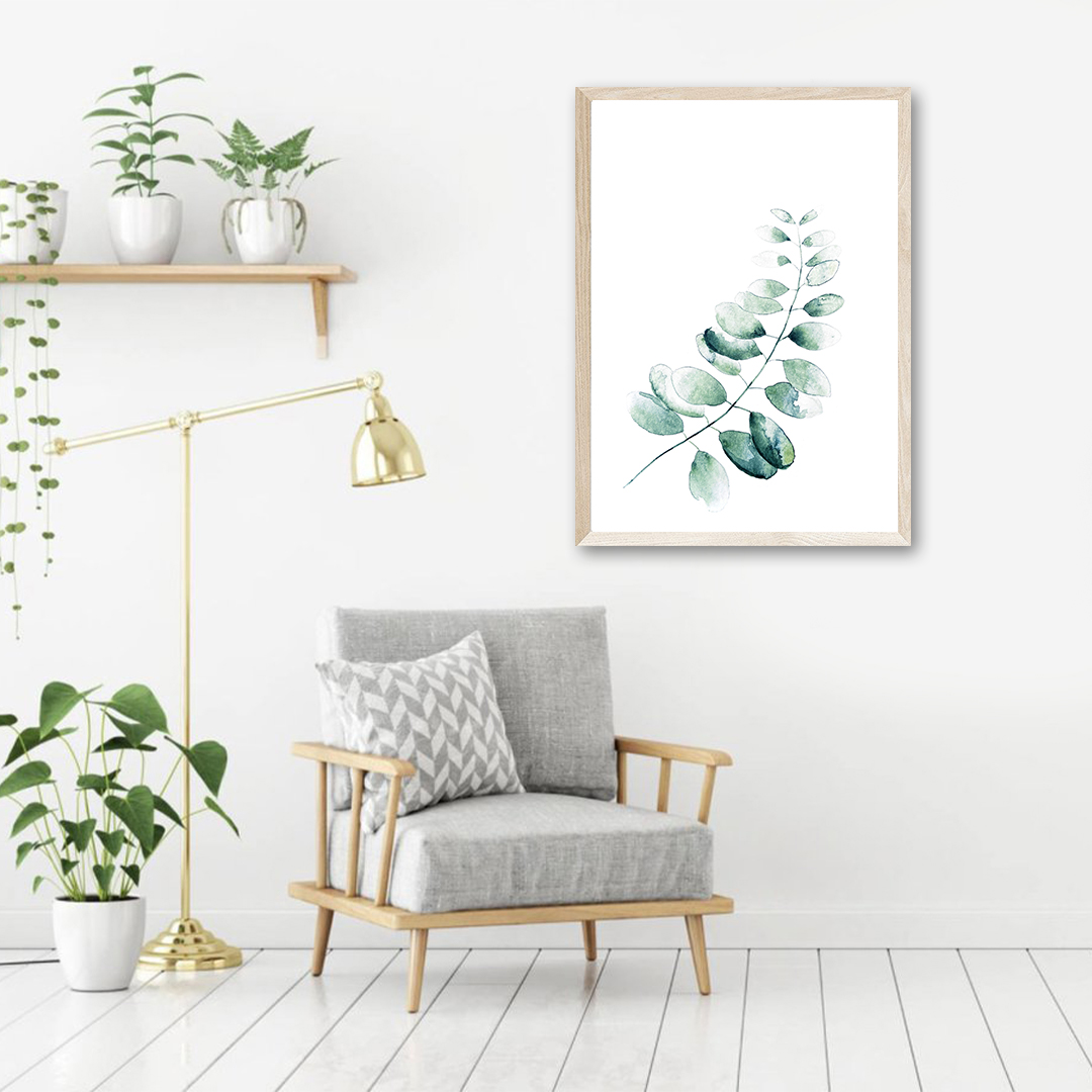 Watercolor Print , botanical wall art , Greenery branches an - Inspire ...