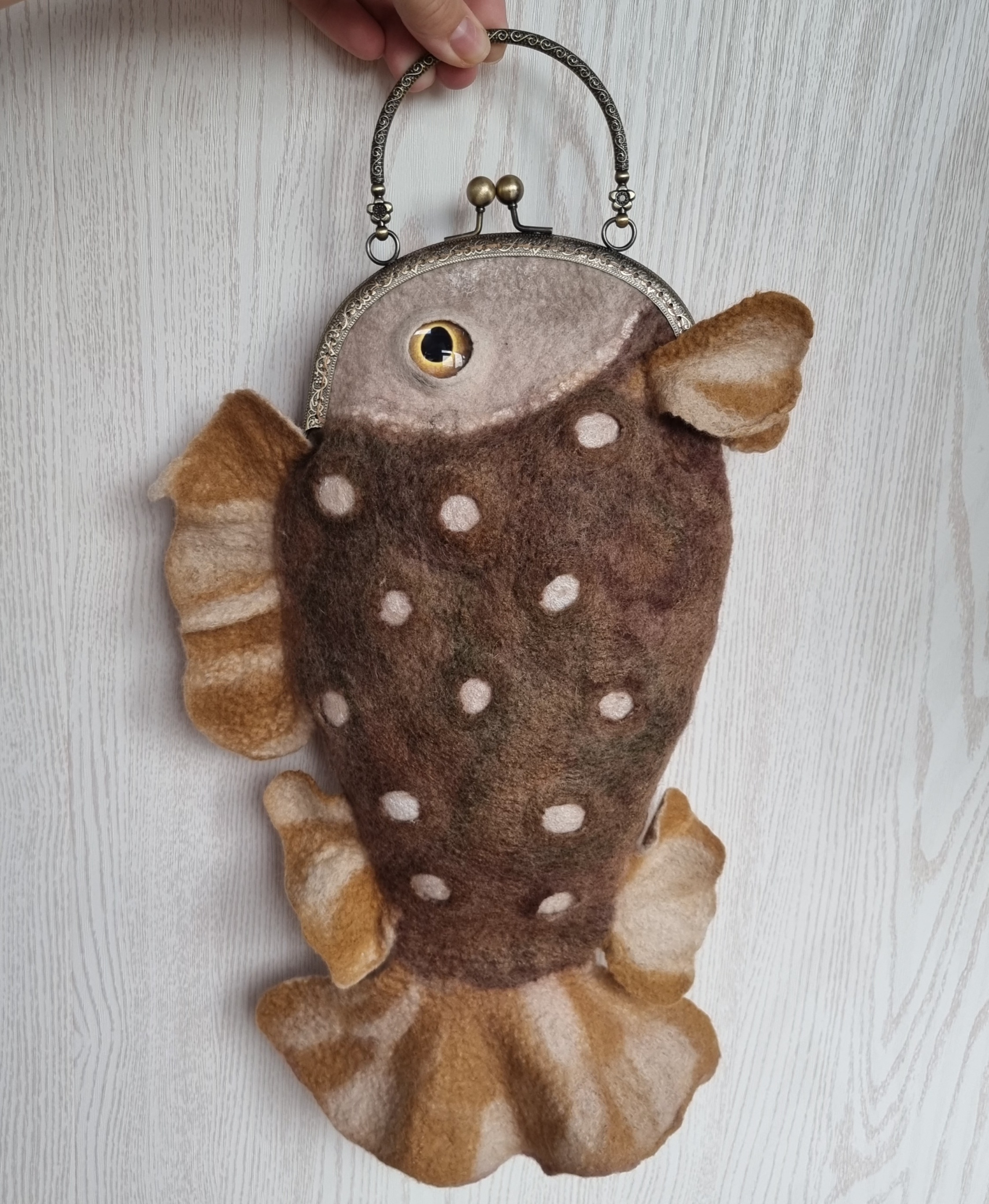 Felted bag fish pdf, tutorial felted bag fish, pattern felti - Inspire ...