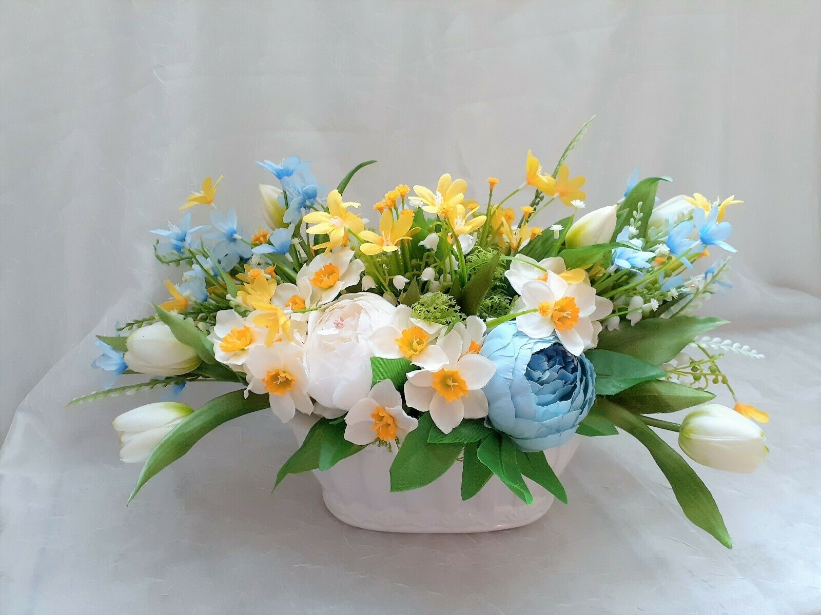 Artificial Flowers arrangement, Spring/Summer floral centerp - Inspire ...