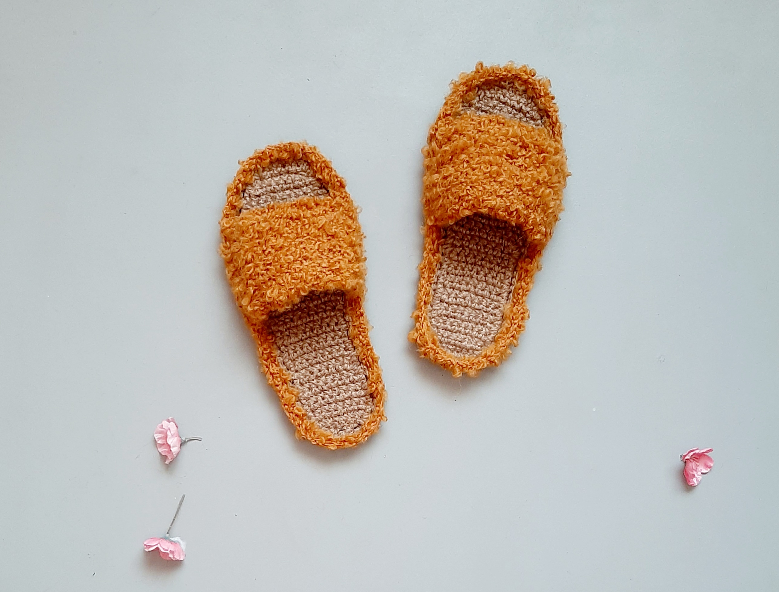 Custom slippers New Mustard indoor sliders Fuzzy slippers wo | Inspire ...