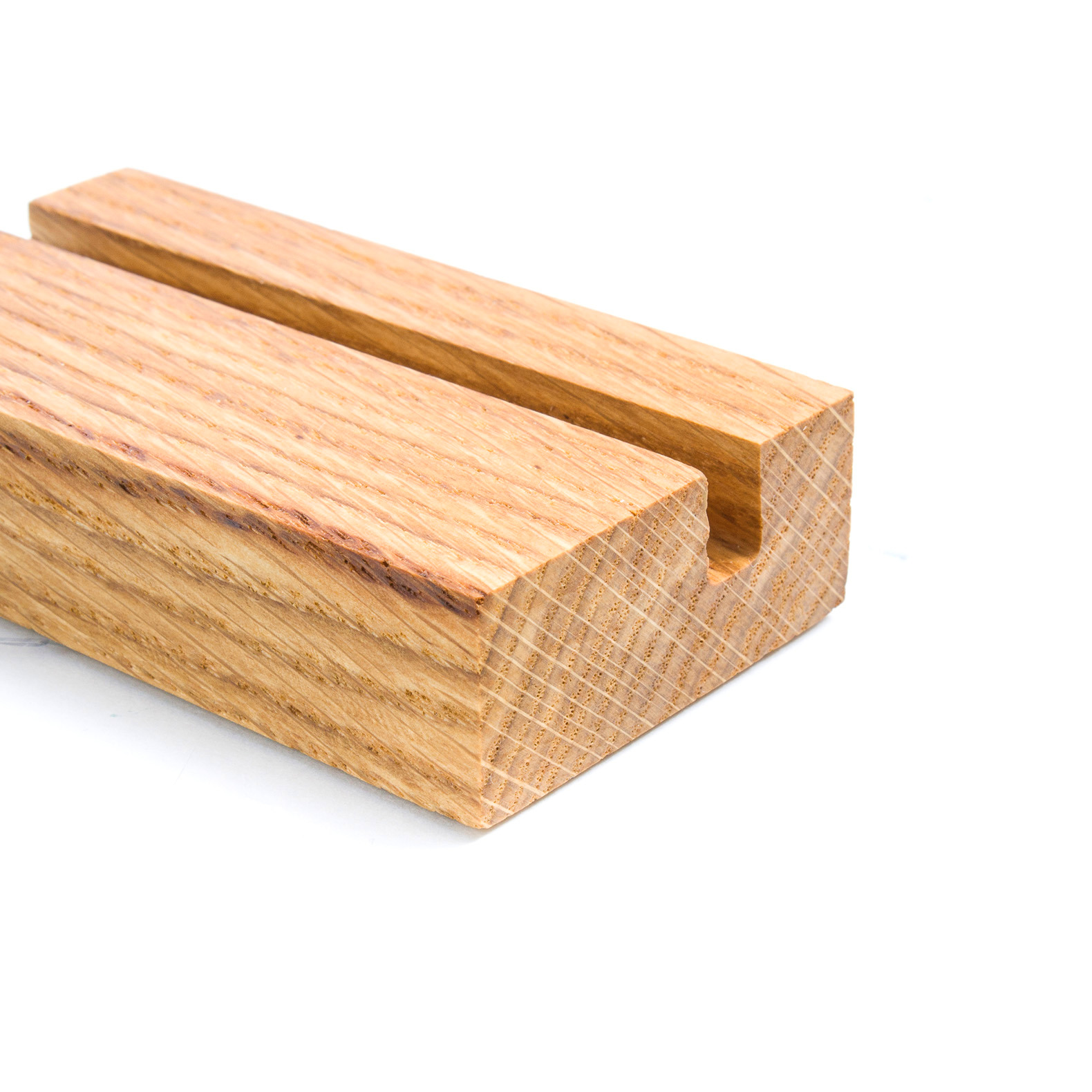 Wooden business card holder for desk Oak wood card stand Cla - Inspire ...