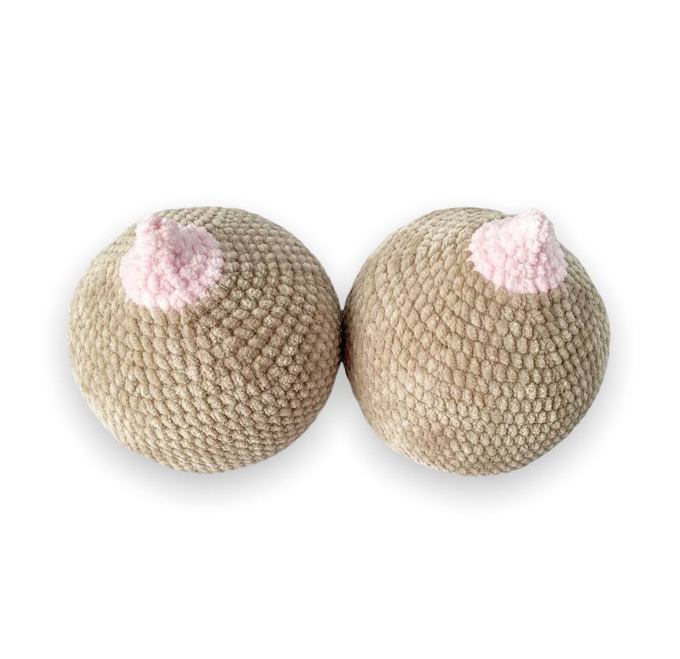 Crochet boob, Plush boob, Stuffed boob, Crochet breast - Inspire Uplift