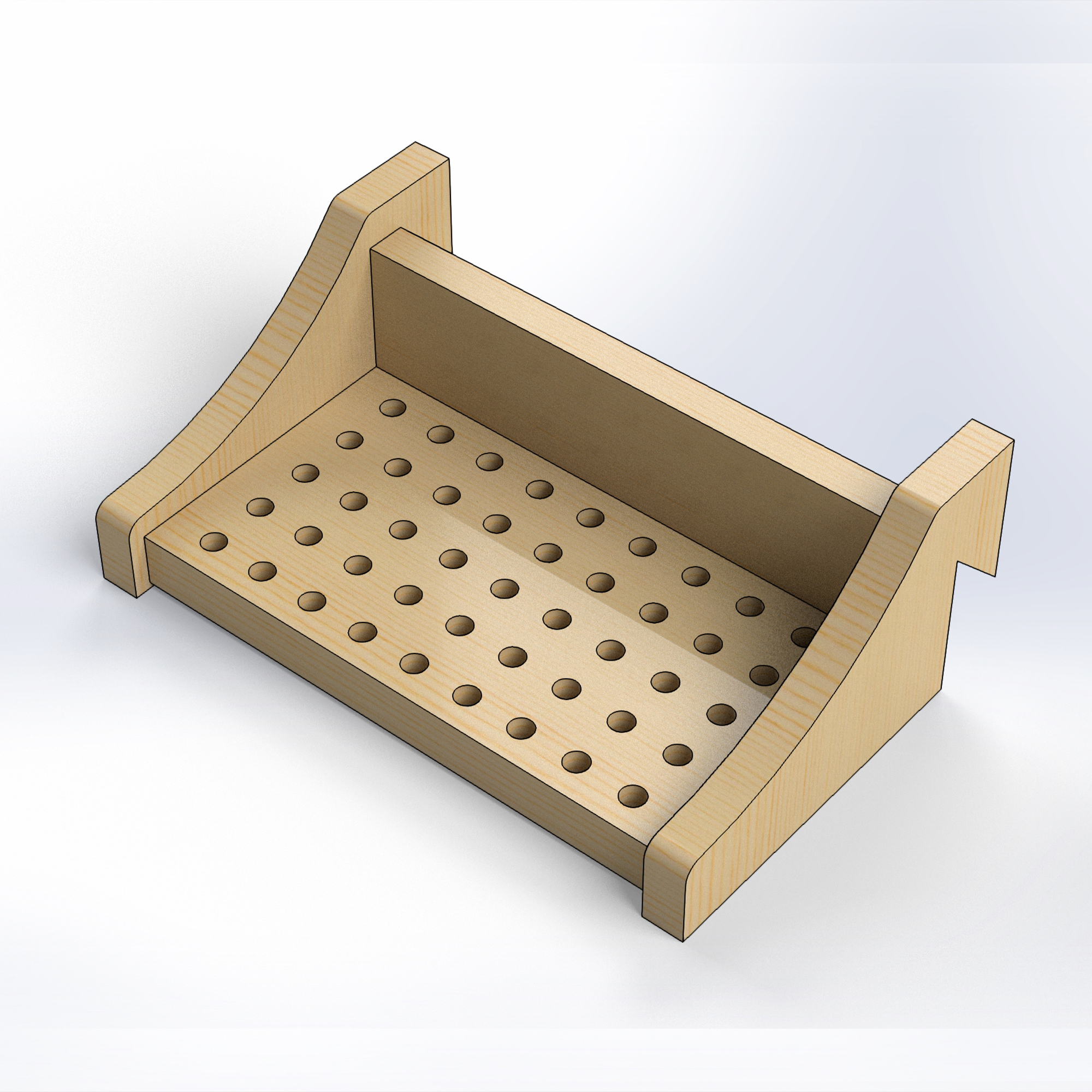 French Cleat BITS HOLDER Rack. (PDF plan, SVG for CNC) - Inspire Uplift