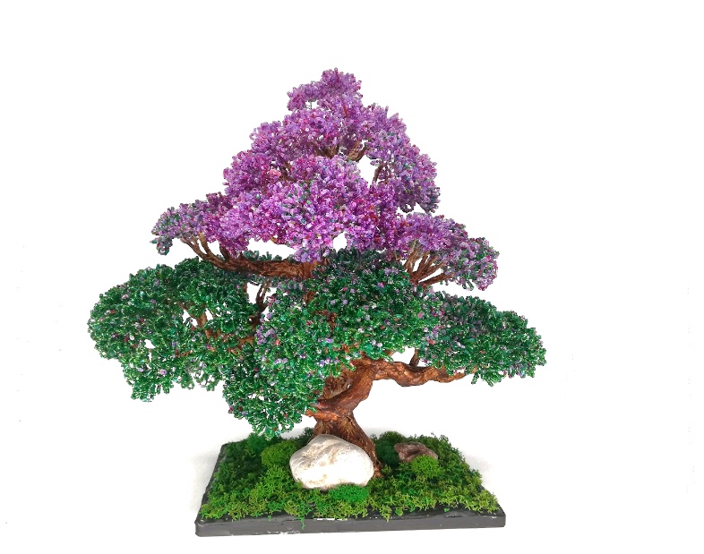 Great purple beaded tree - Inspire Uplift
