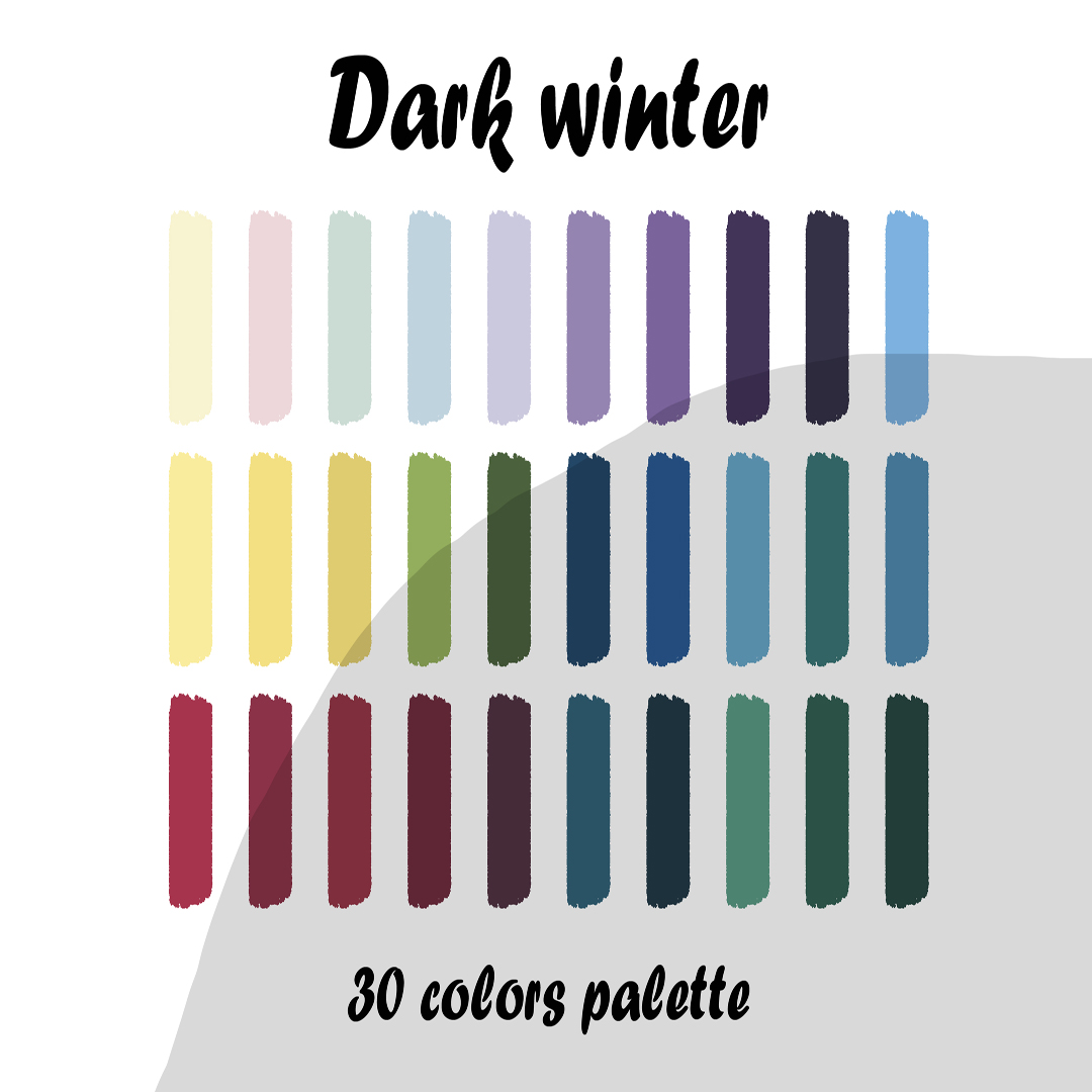 Dark Winter Color Palette