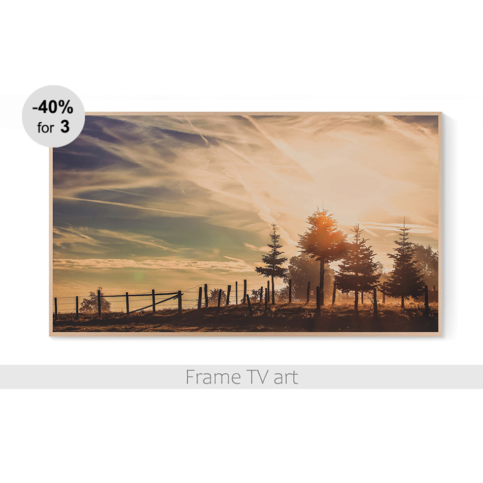 Frame TV Art digital download 4K, Samsung Frame TV art lands | Inspire ...