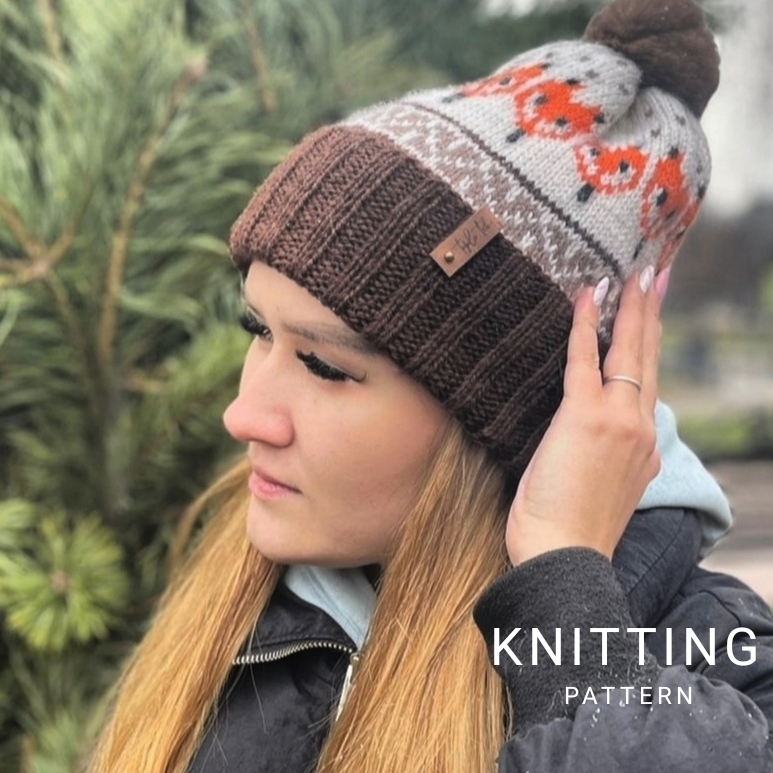 Knitting hat pattern/ Digital download - Inspire Uplift