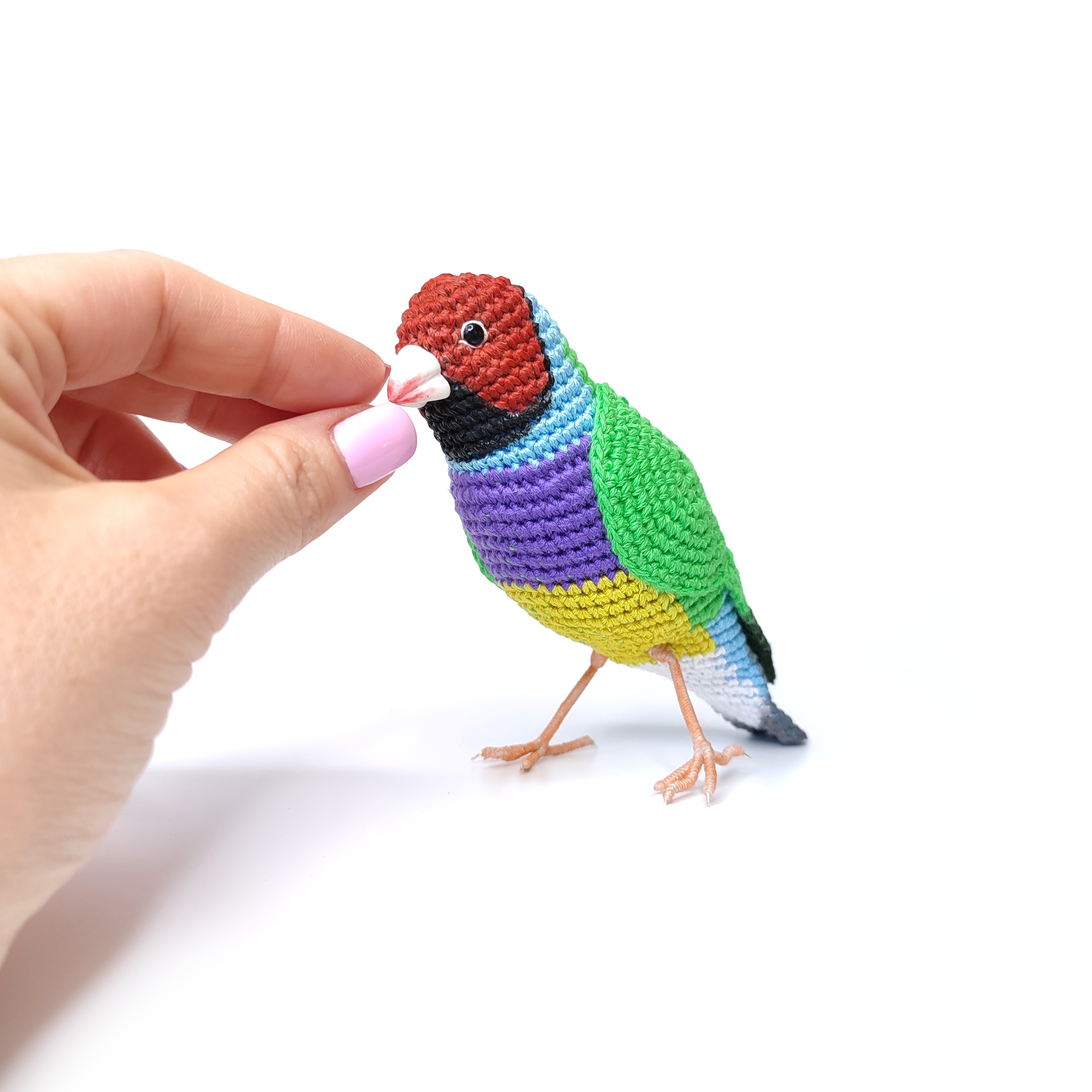 Gouldian Finch interior toy bird - Inspire Uplift