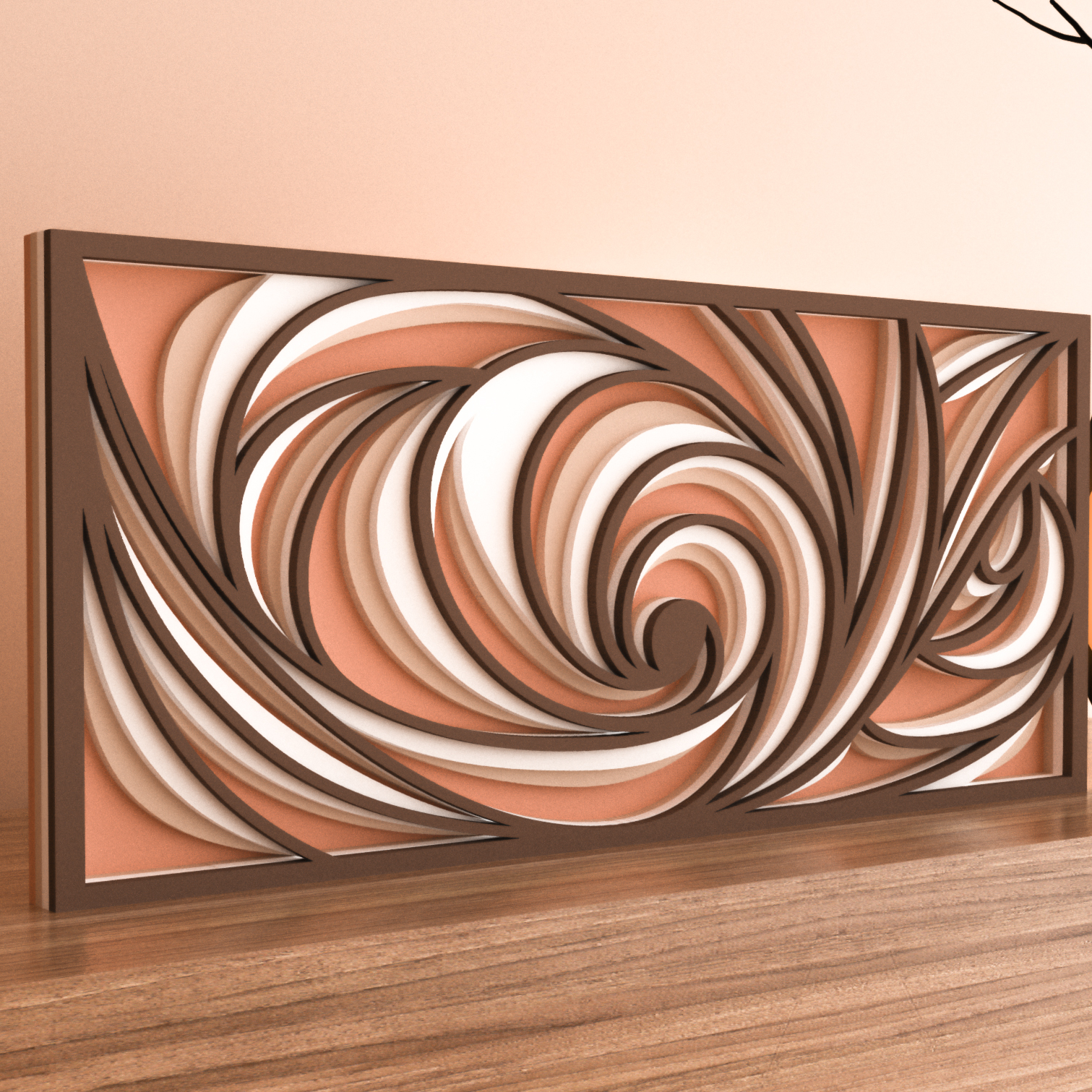 Laser cut wall panel. Laser cut files. Cnc files for wood. L - Inspire ...