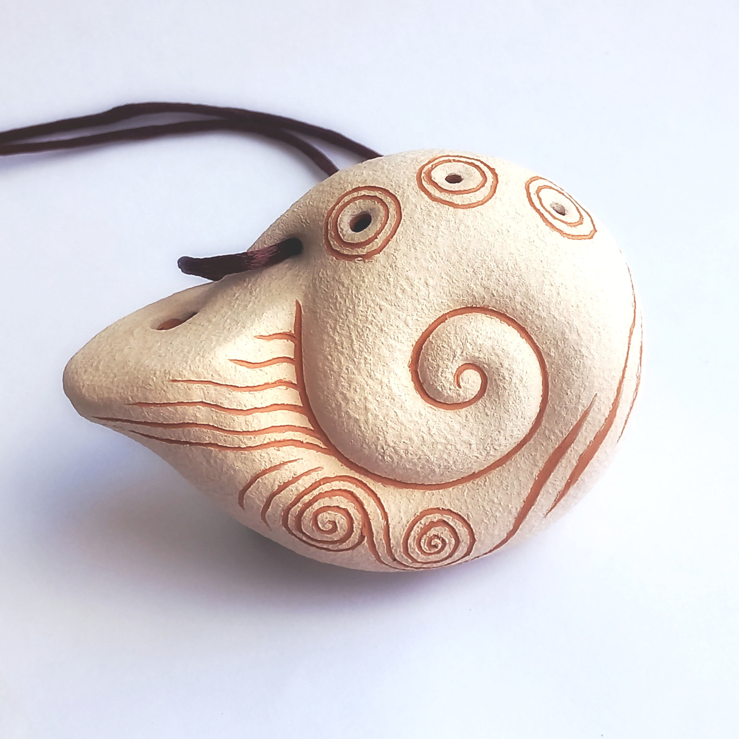 Ocarina "Song of the sea" White G minor - Inspire Uplift