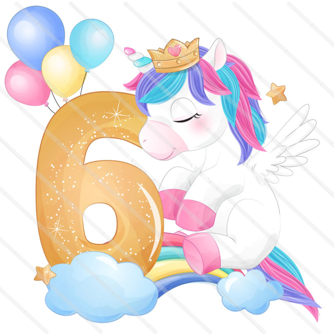 Unicorn Birthday Numbers Clipart Download Digital Clipart Un - Inspire ...