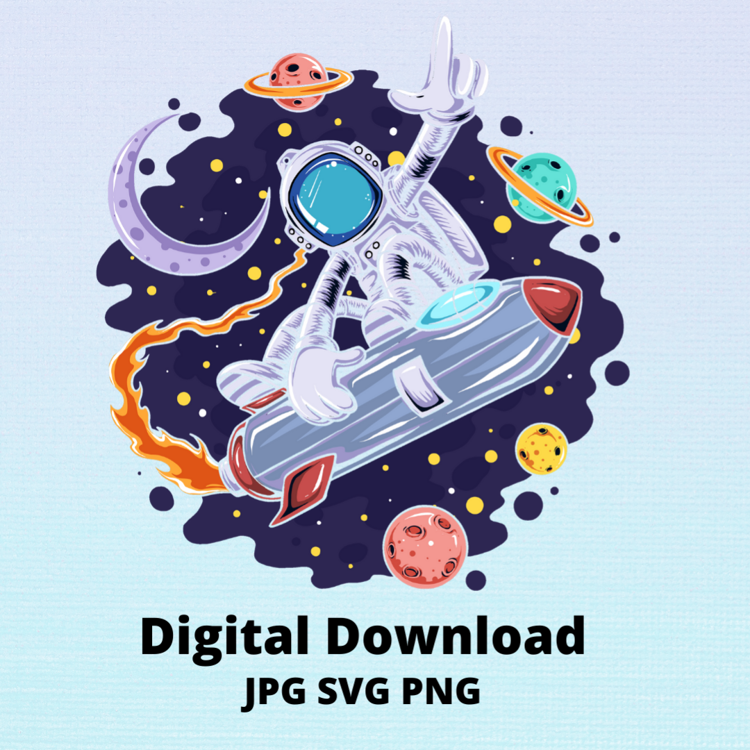 Space clipart svg png jpg,astronaut svg clipart,Spaceman png | Inspire ...