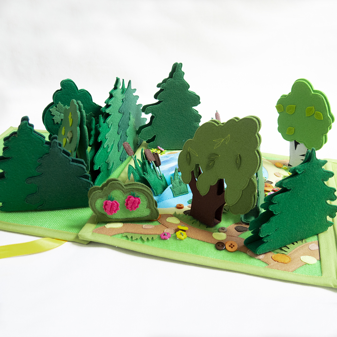 PDF Pattern 3D Camping Board Play set: Quiet book, Forest, T - Inspire ...