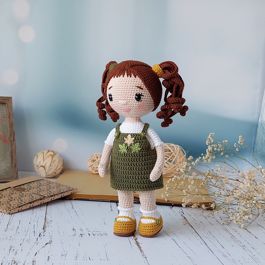 Crochet Pattern Amigurumi Doll, Crochet Patterns Doll, Stuffed Doll ...