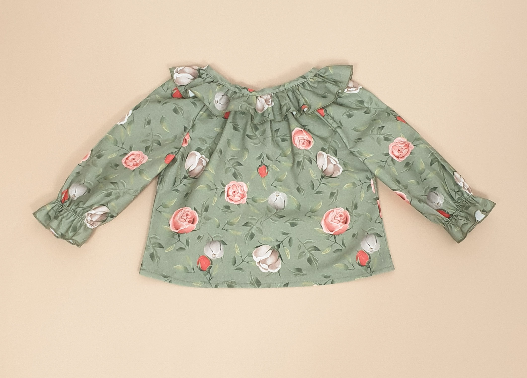 Linen blouse for baby girl, boho baby girl blouse, linen bab - Inspire ...