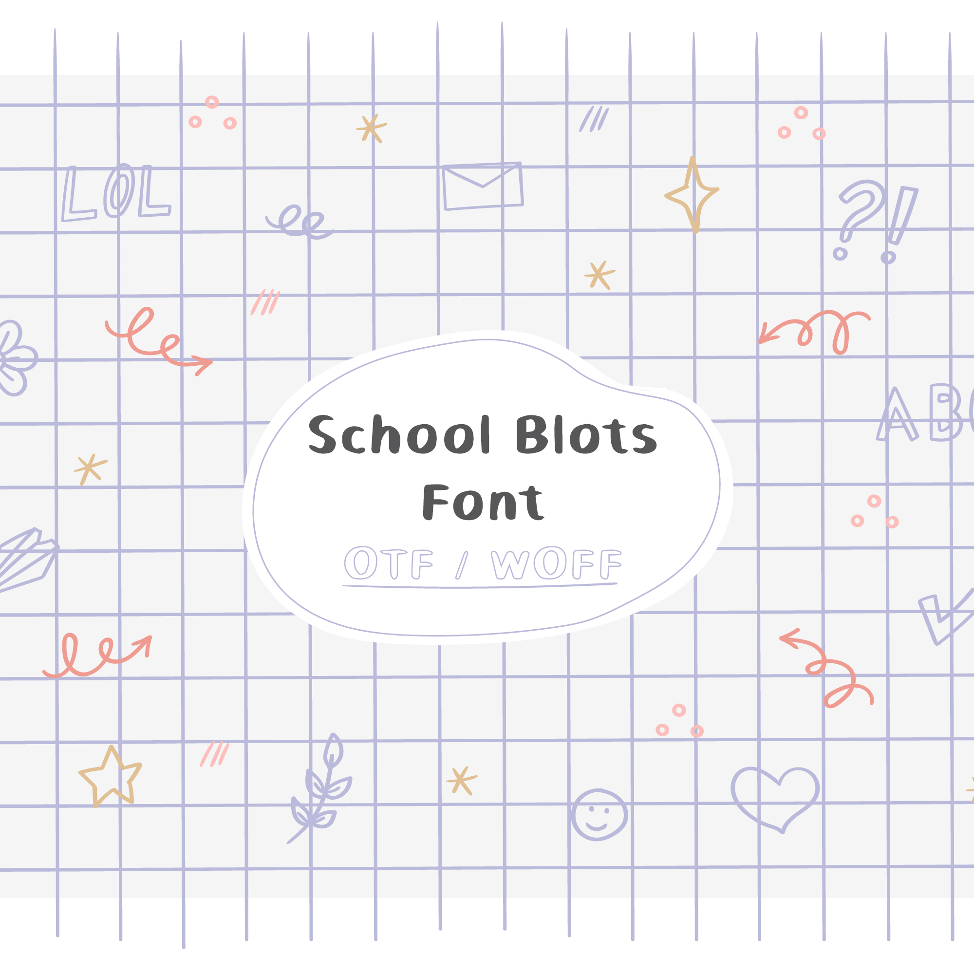 School Cool Font | Doodle style | Anka Drozd | Inspire Uplift