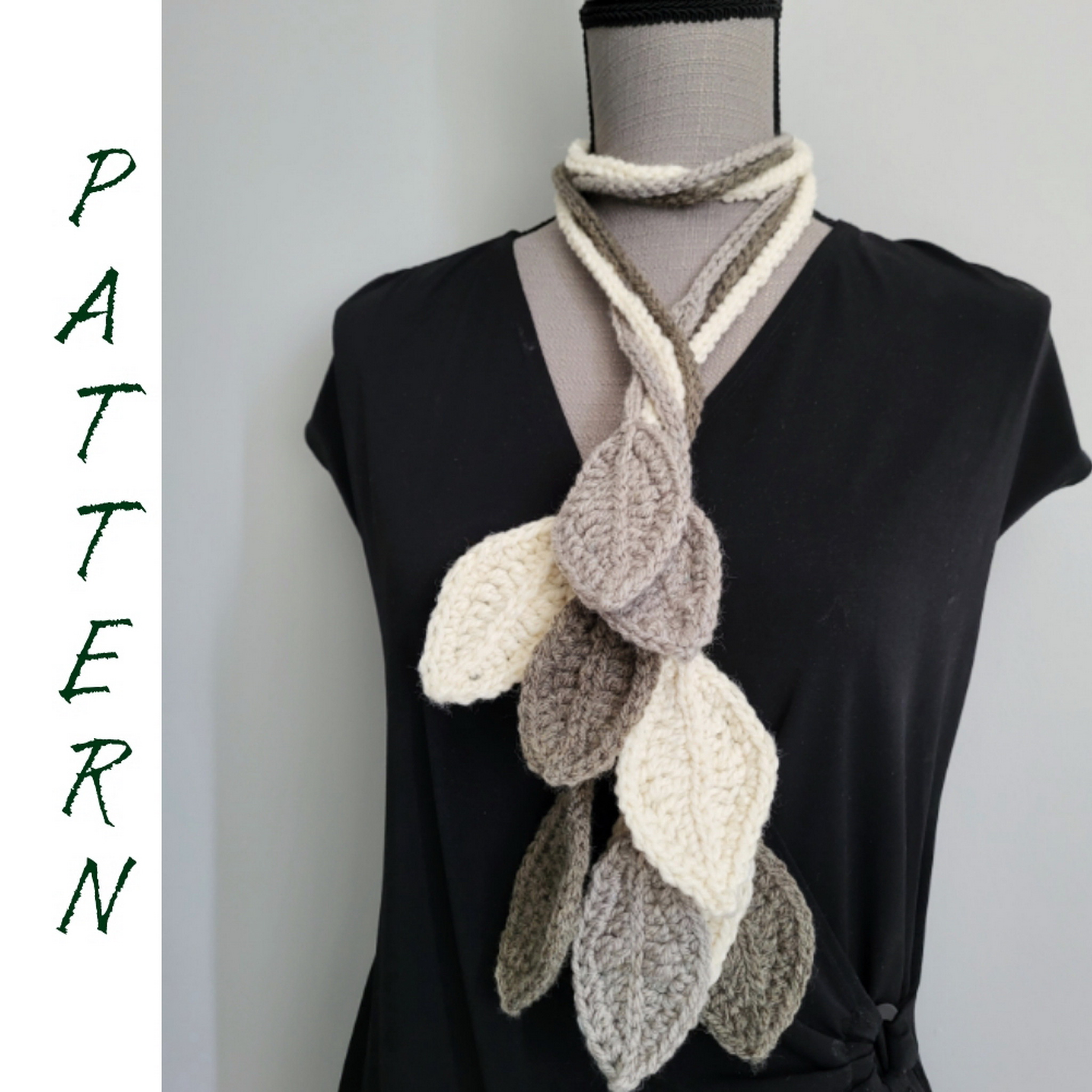 Crochet pattern scarf - Inspire Uplift