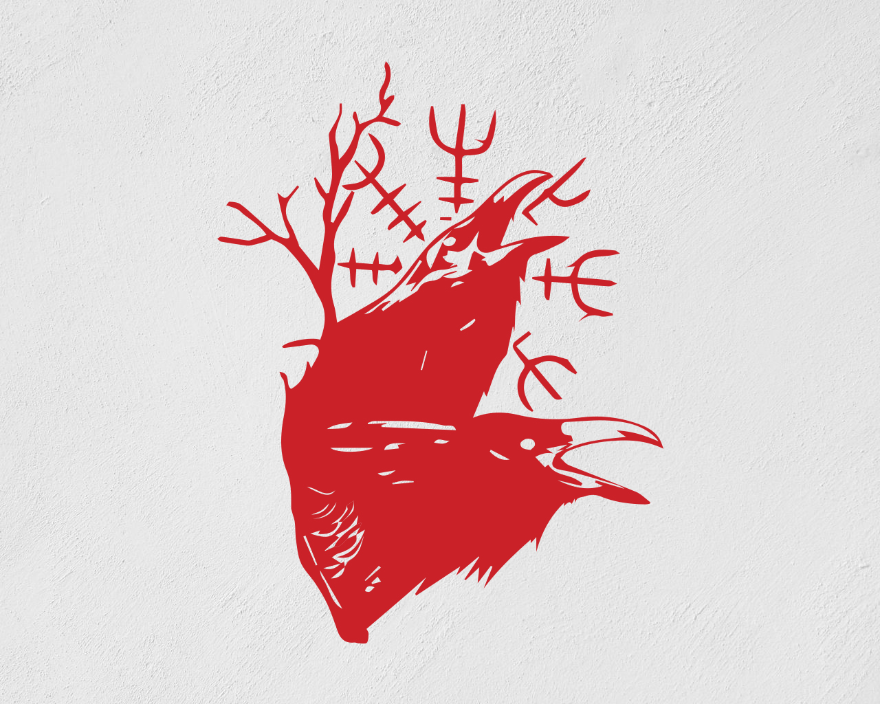 Inscriptions Ancient Vikings Runes Symbols Huginn And Muninn - Inspire ...