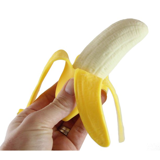 Realistic Squishy Peeled Banana Toy - Inspire Uplift