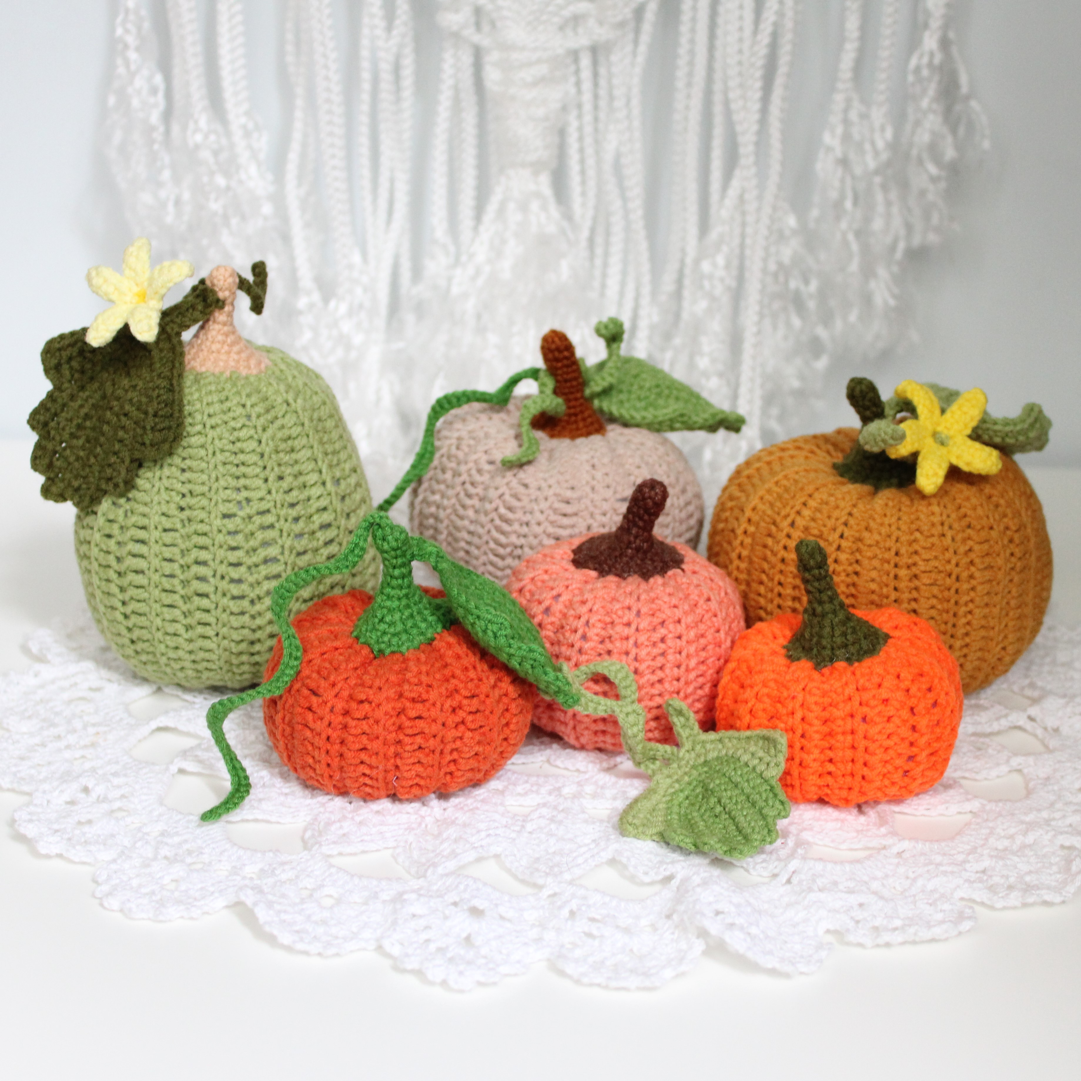 Pumpkins decor easy crochet pattern PDF in English DIY Hall | Inspire ...