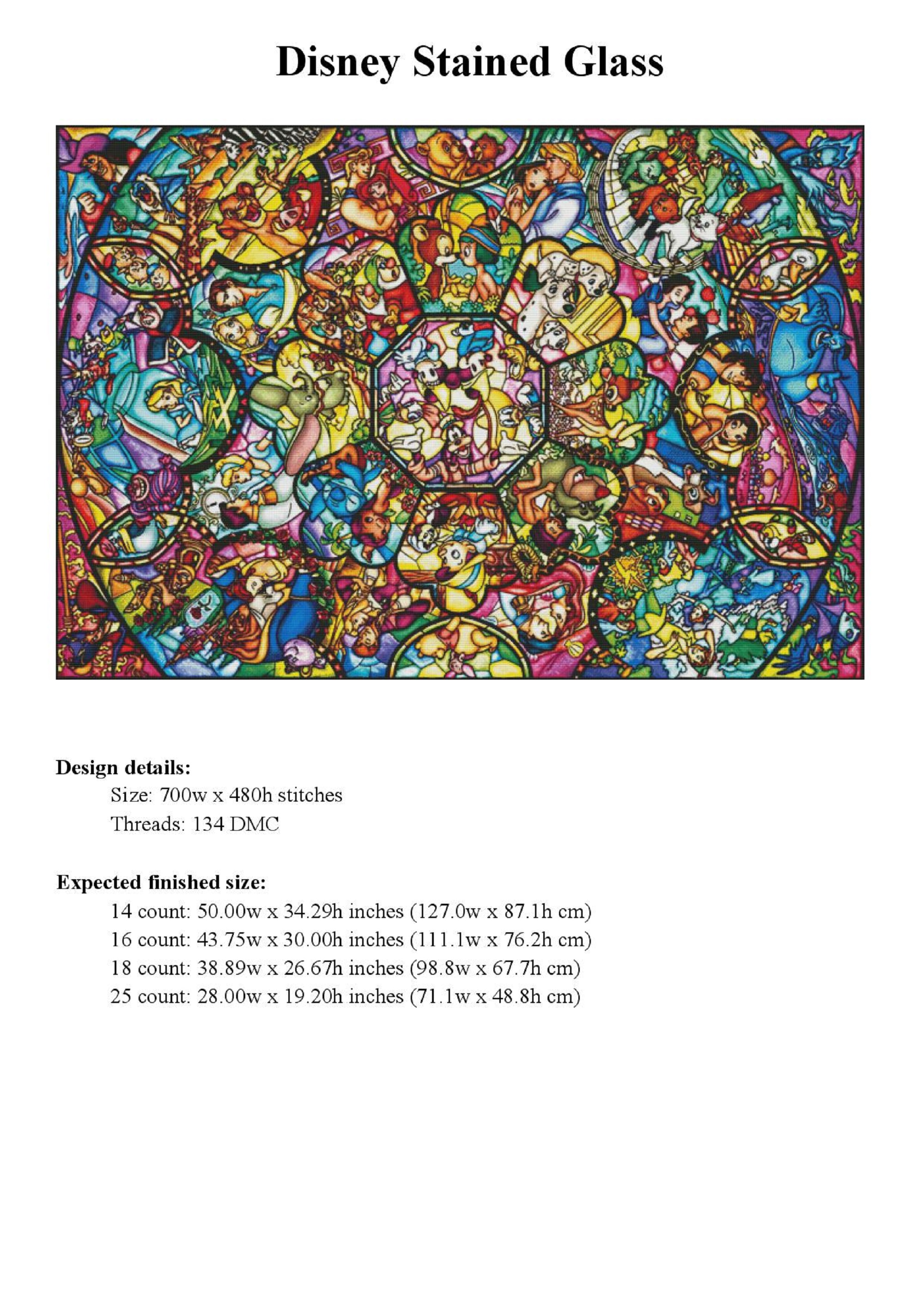 Stained Glass Disney