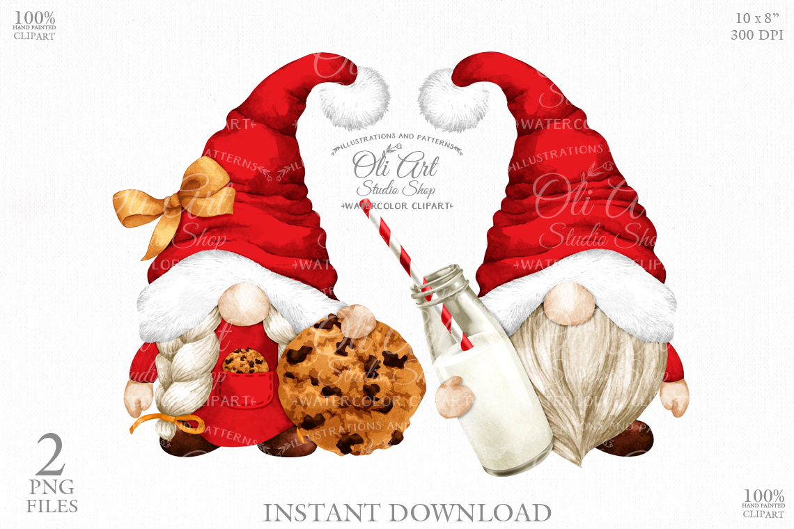 Christmas gnome clipart png, Santa's Milk and cookies, boy a - Inspire ...