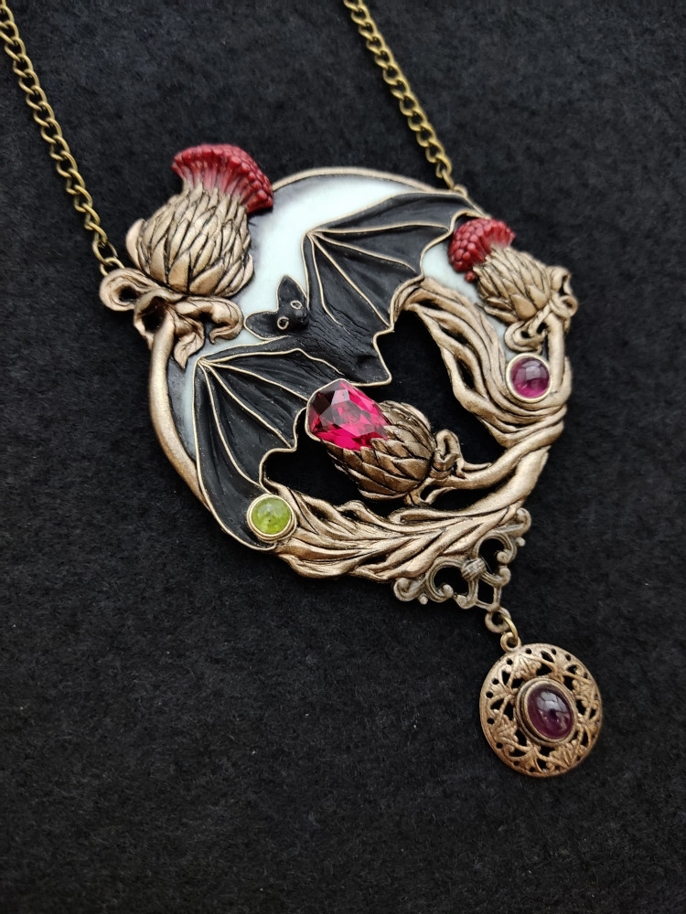 Thistle necklace,Scottish Thistle,Victorian Thistle Jewelry, - Inspire ...