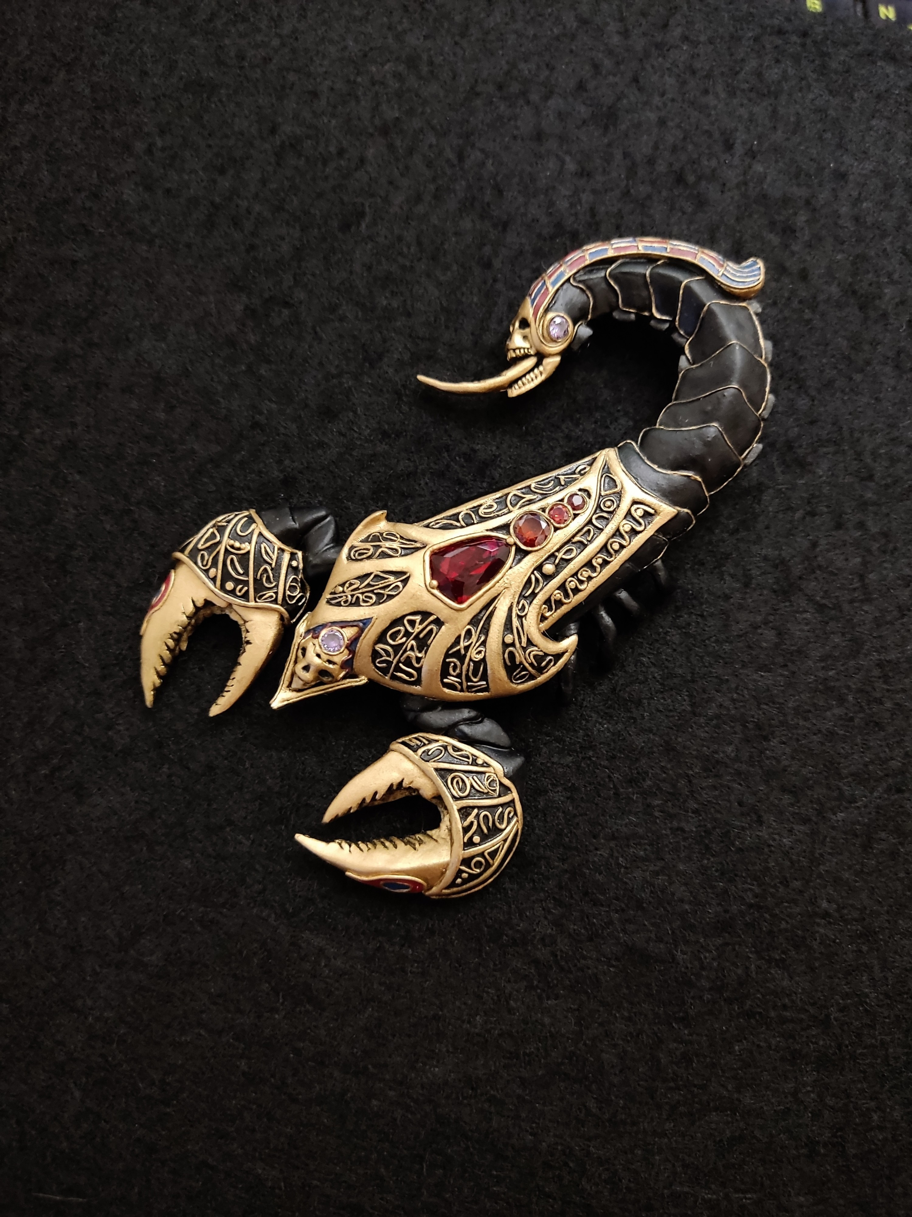 Scorpion brooch, Gold Scorpion, Scorpion Jewelry, Brooch ins - Inspire ...
