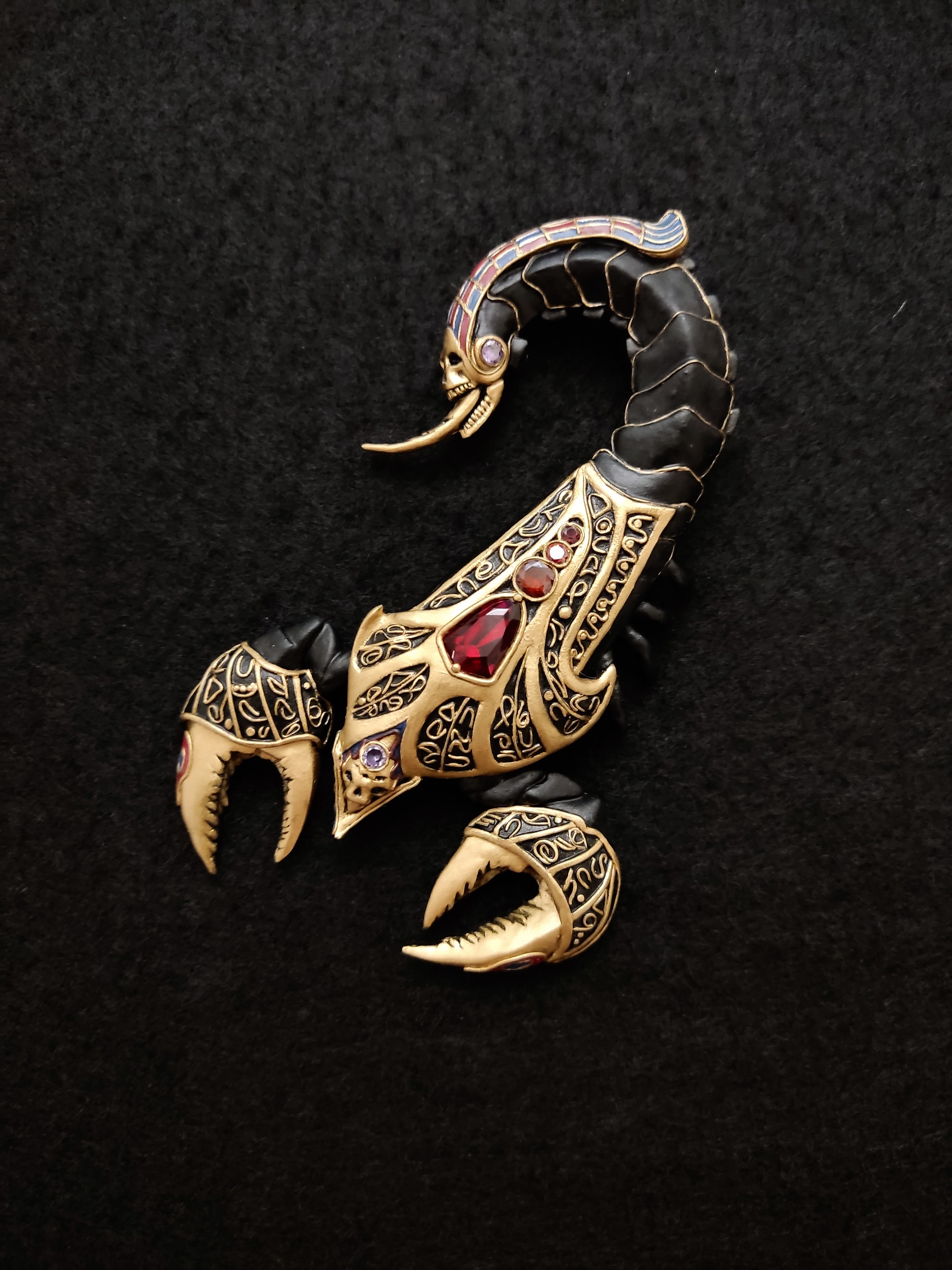 Scorpion brooch, Gold Scorpion, Scorpion Jewelry, Brooch ins - Inspire ...