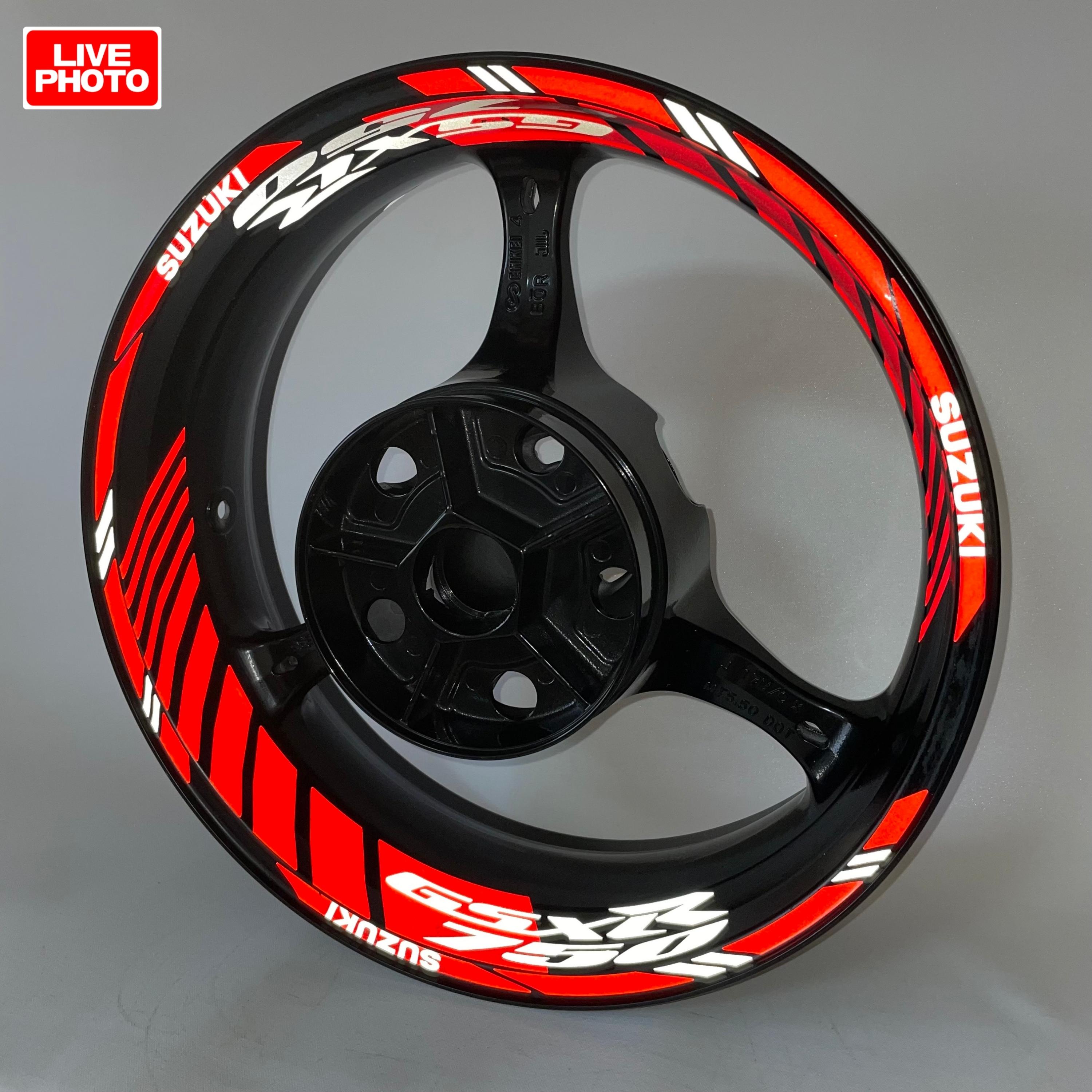 Gsx-R 750 Wheel Decals Motorcycle Suzuki Rim Stickers Gsxr 750 Rim Tape ...