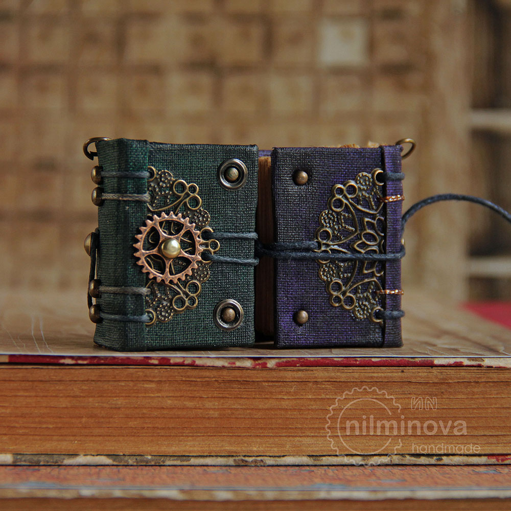 Miniature books Mini book Tiny journal keychain charm - Inspire Uplift