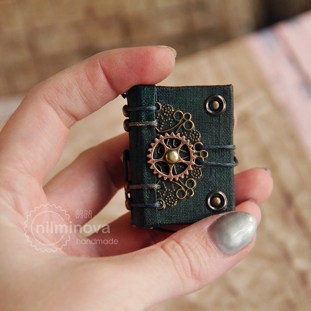 Miniature books Mini book Tiny journal keychain charm - Inspire Uplift