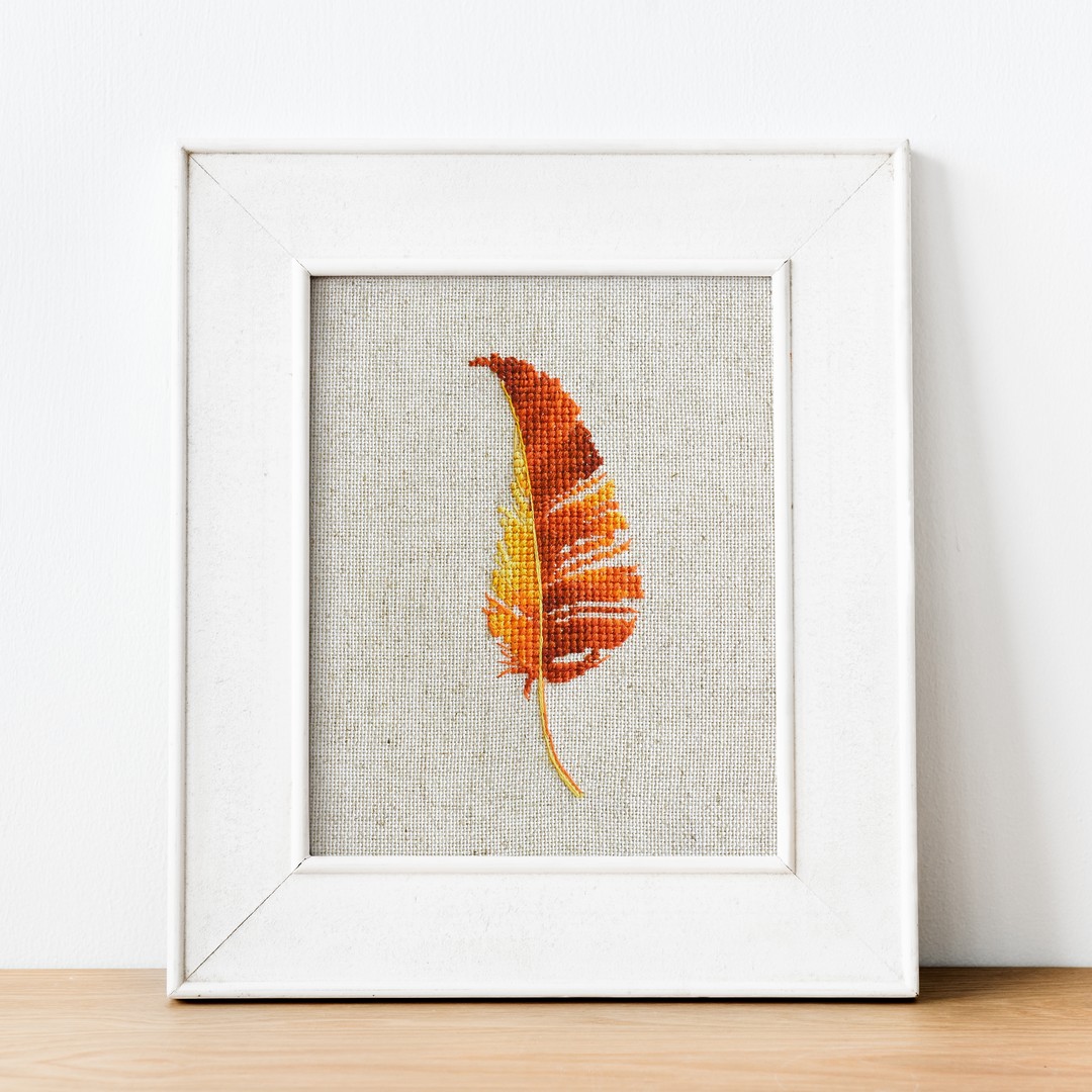 Small cross stitch pattern PDF, Fire feather cross stitch ch - Inspire ...