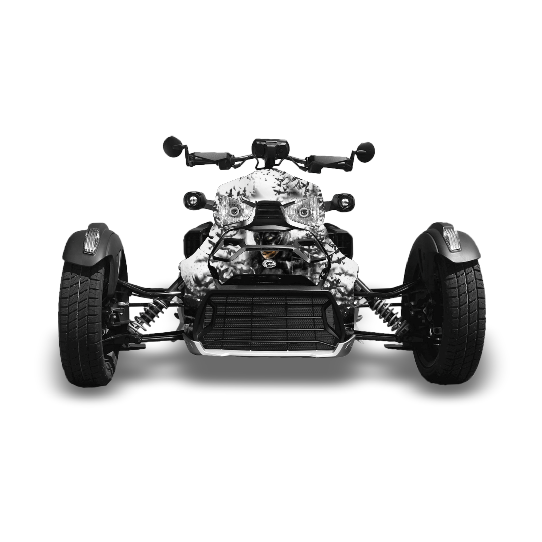 BRP Can-Am Ryker HOOD decal wrap kit "BATMAN" - Inspire Uplift